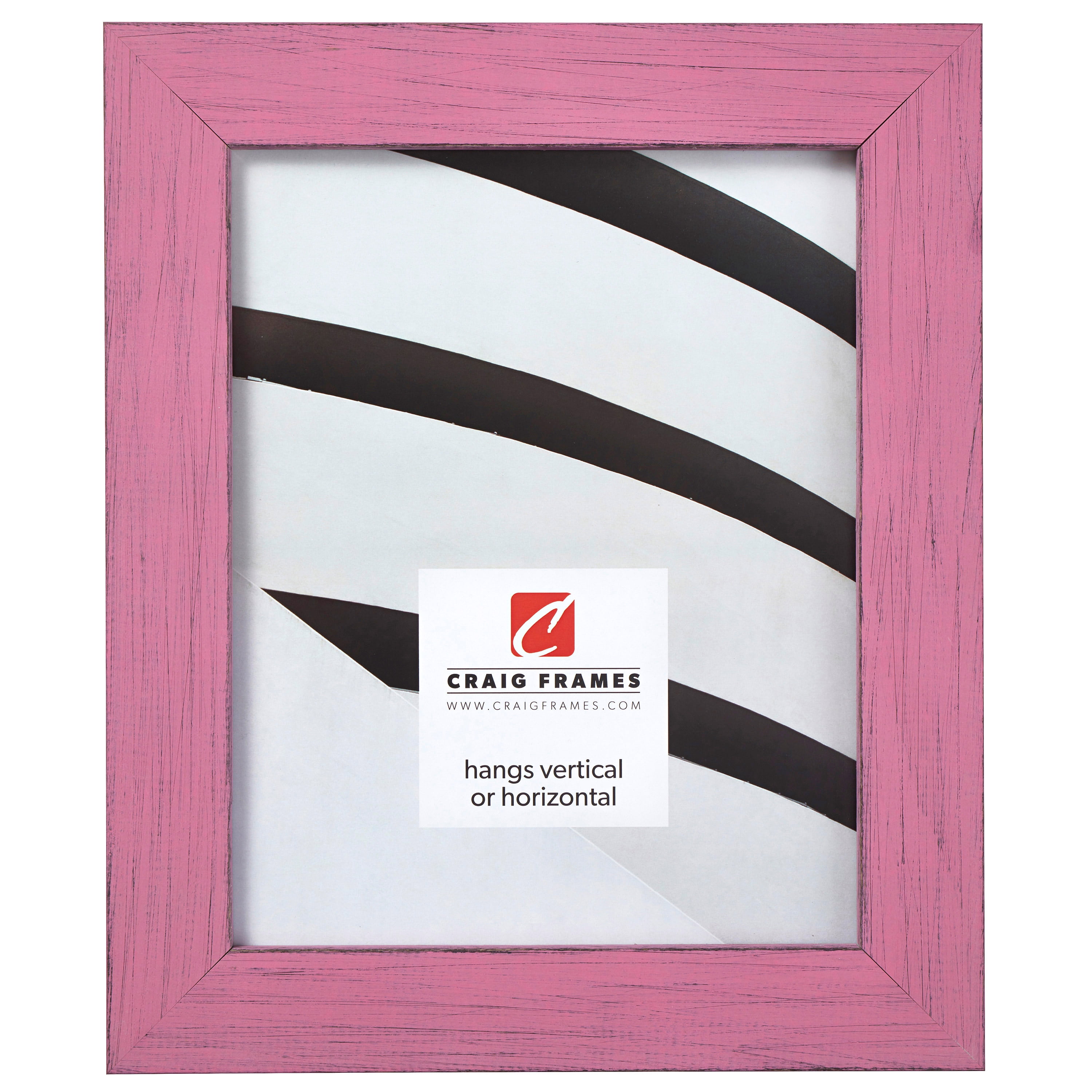 Craig Frames Jasper, 9x16 inch Picture Frame, Country Petticoat Pink ...