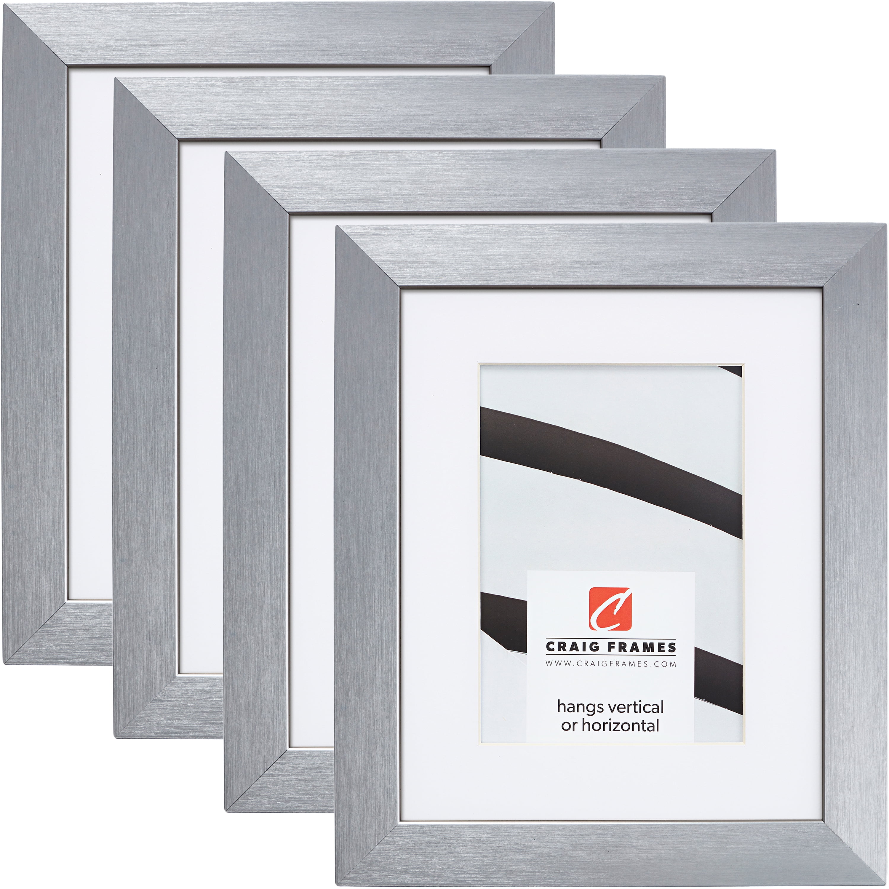Craig Frames Modern Aesthetics 125, 24x32 inch Picture Frame Matted for ...