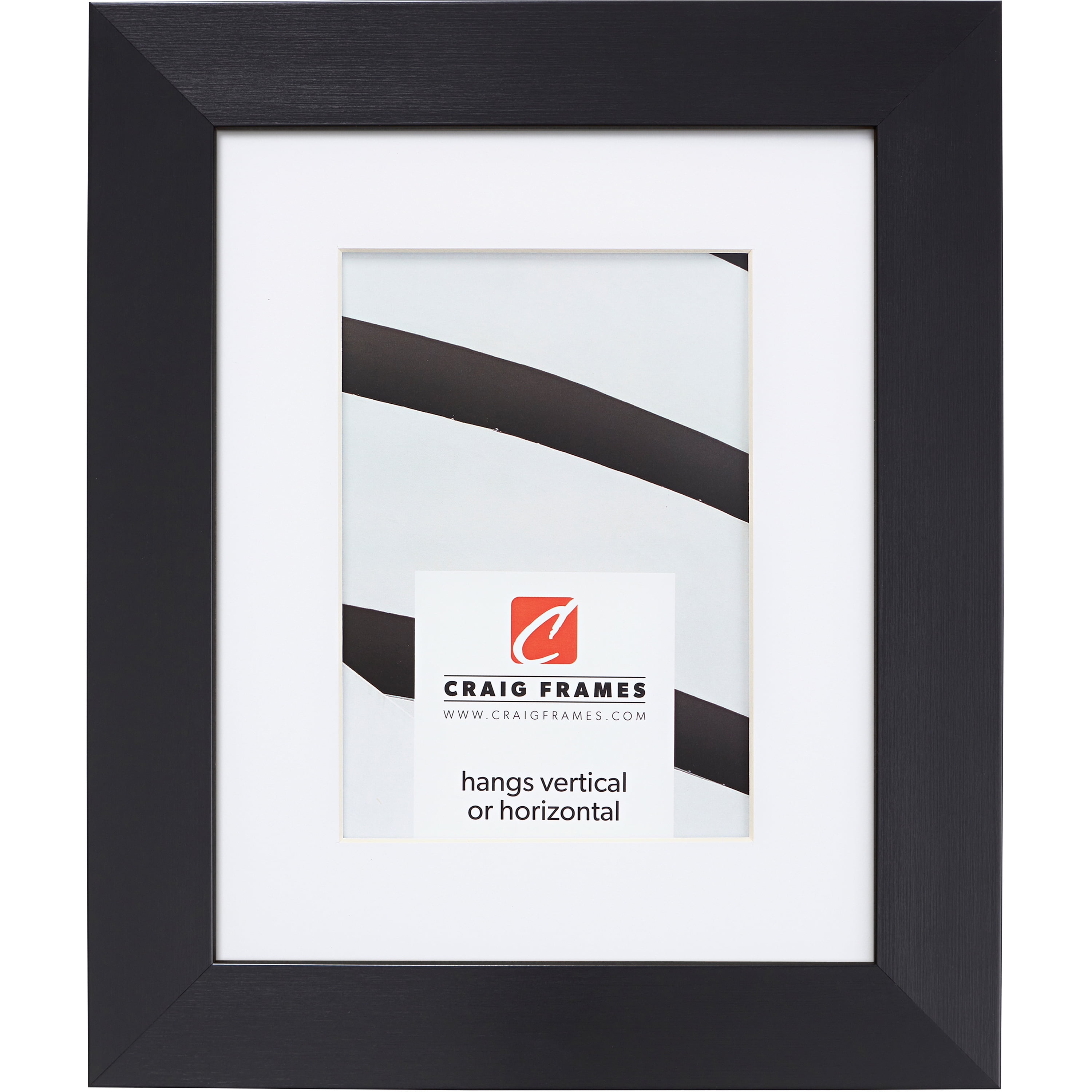 Craig Frames Modern Aesthetics 150, 24x36 inch Picture Frame Matted for ...