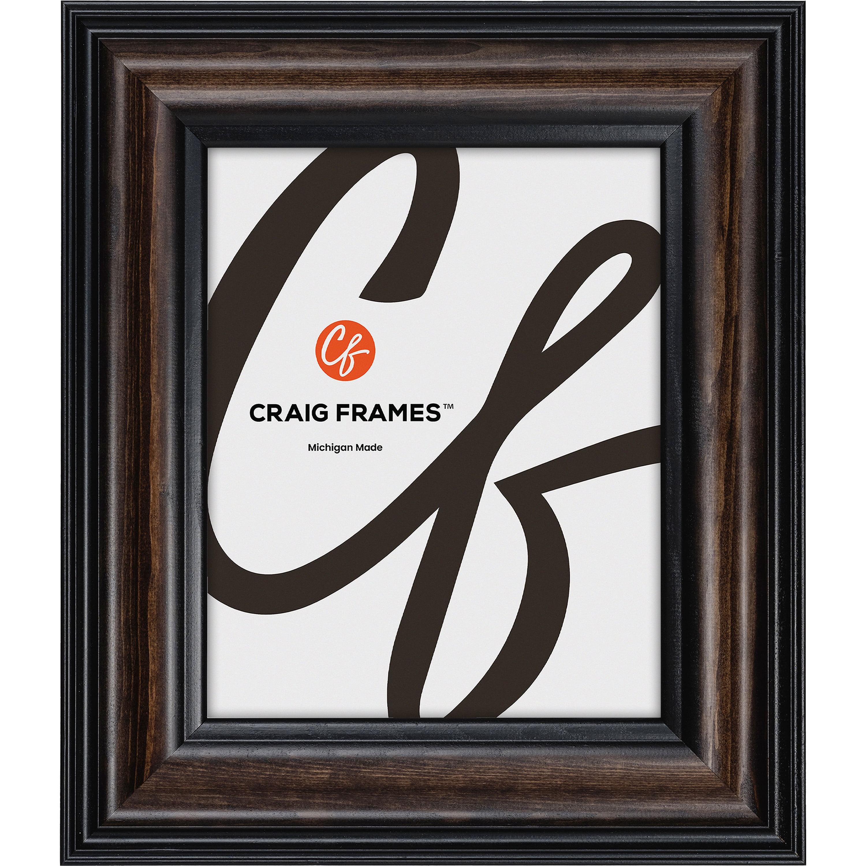 Craig Frames Potomac, 11x13 inch Picture Frame, Walnut Brown - Walmart.com