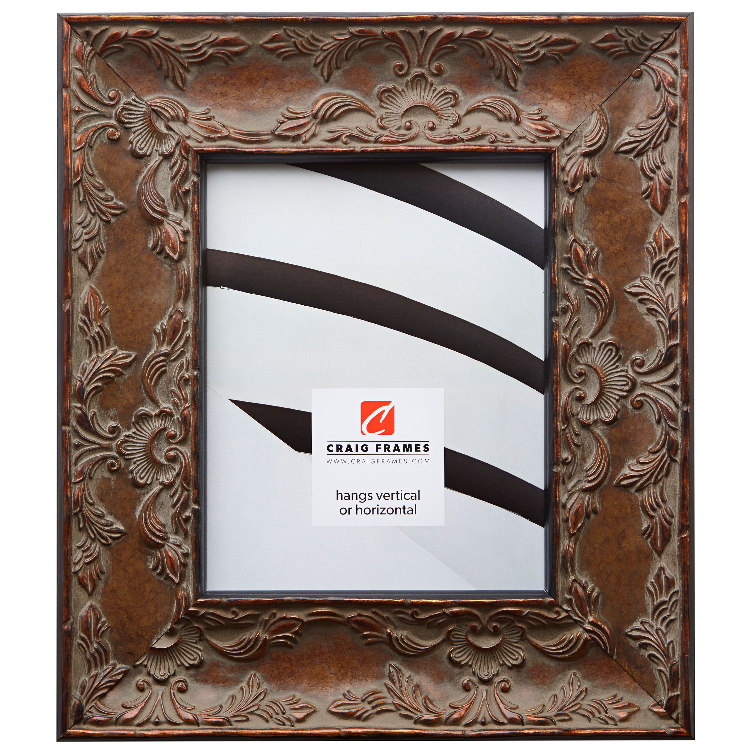 Craig Frames Renaissance, 12x12 inch Picture Frame, Ornate Antique Gold ...