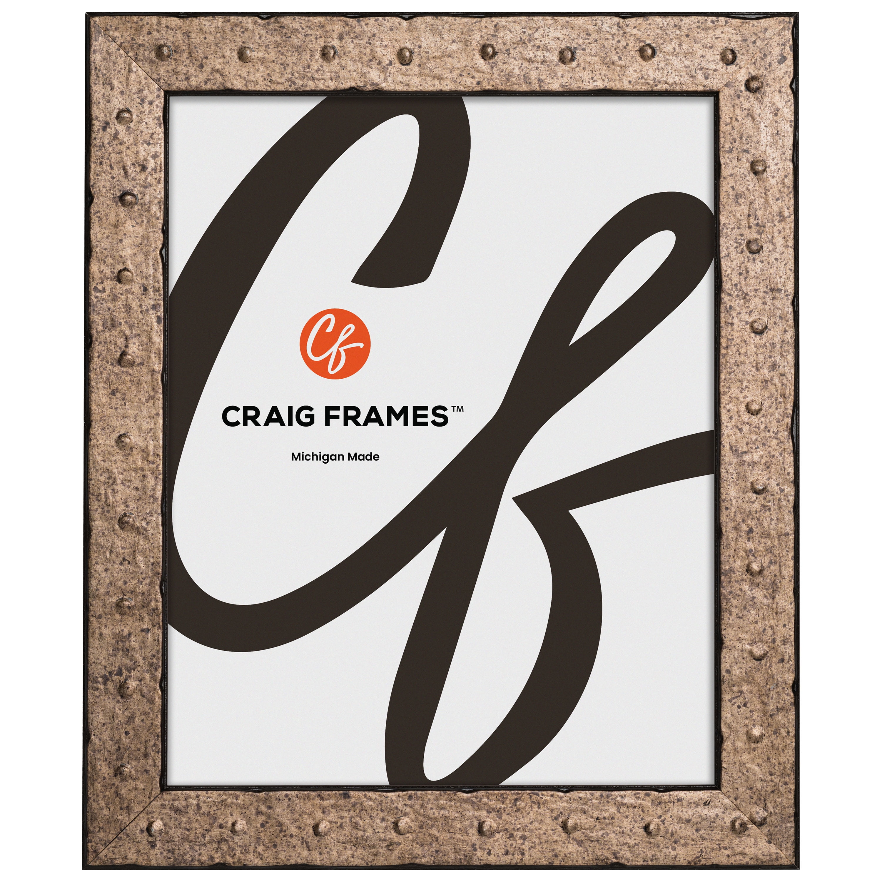 Craig Frames Rivet, 18x36 Picture Frame, Pitted Steel - Walmart.com