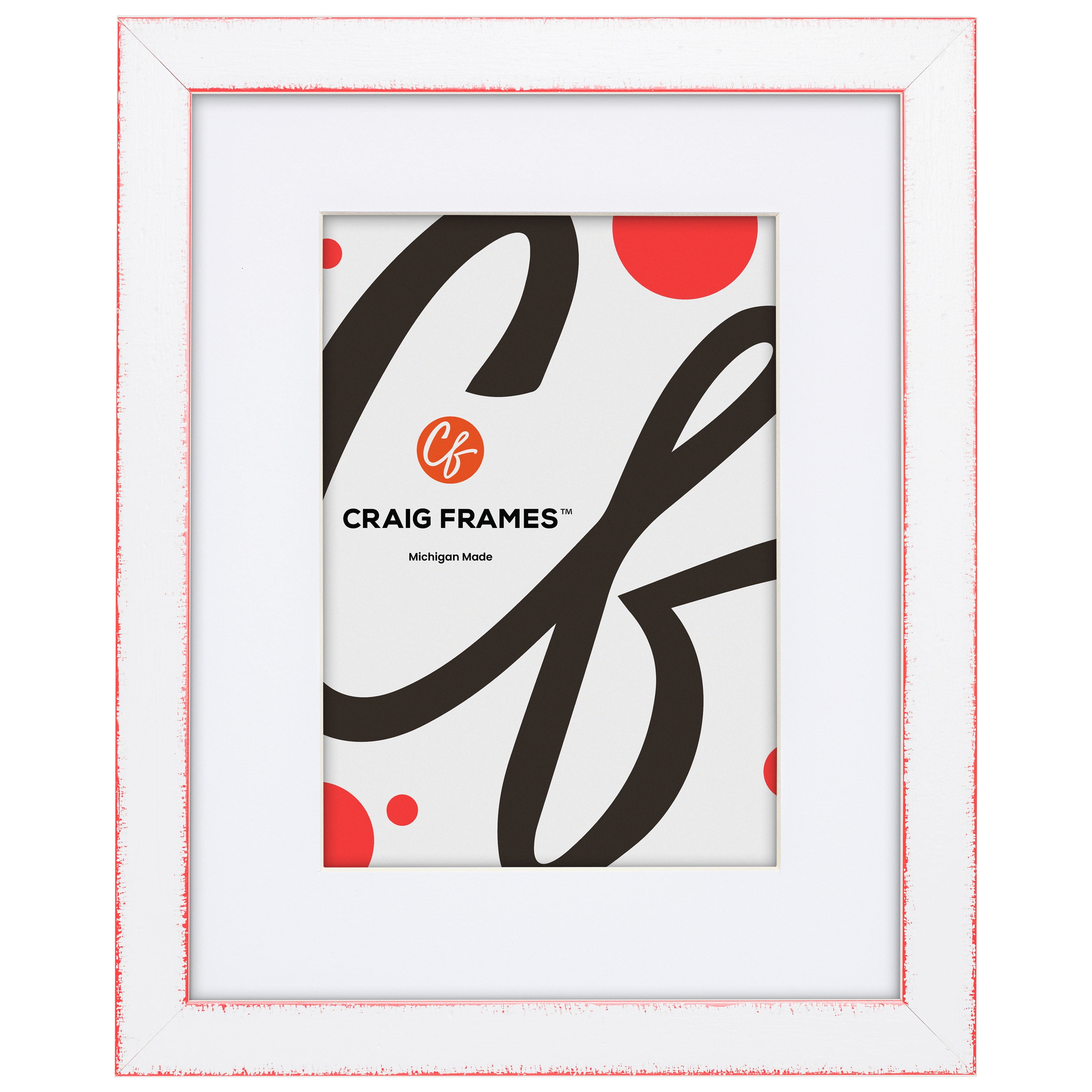 Craig Frames Slushie, 19x25 Picture Frame Matted for a 14x20 Photo ...