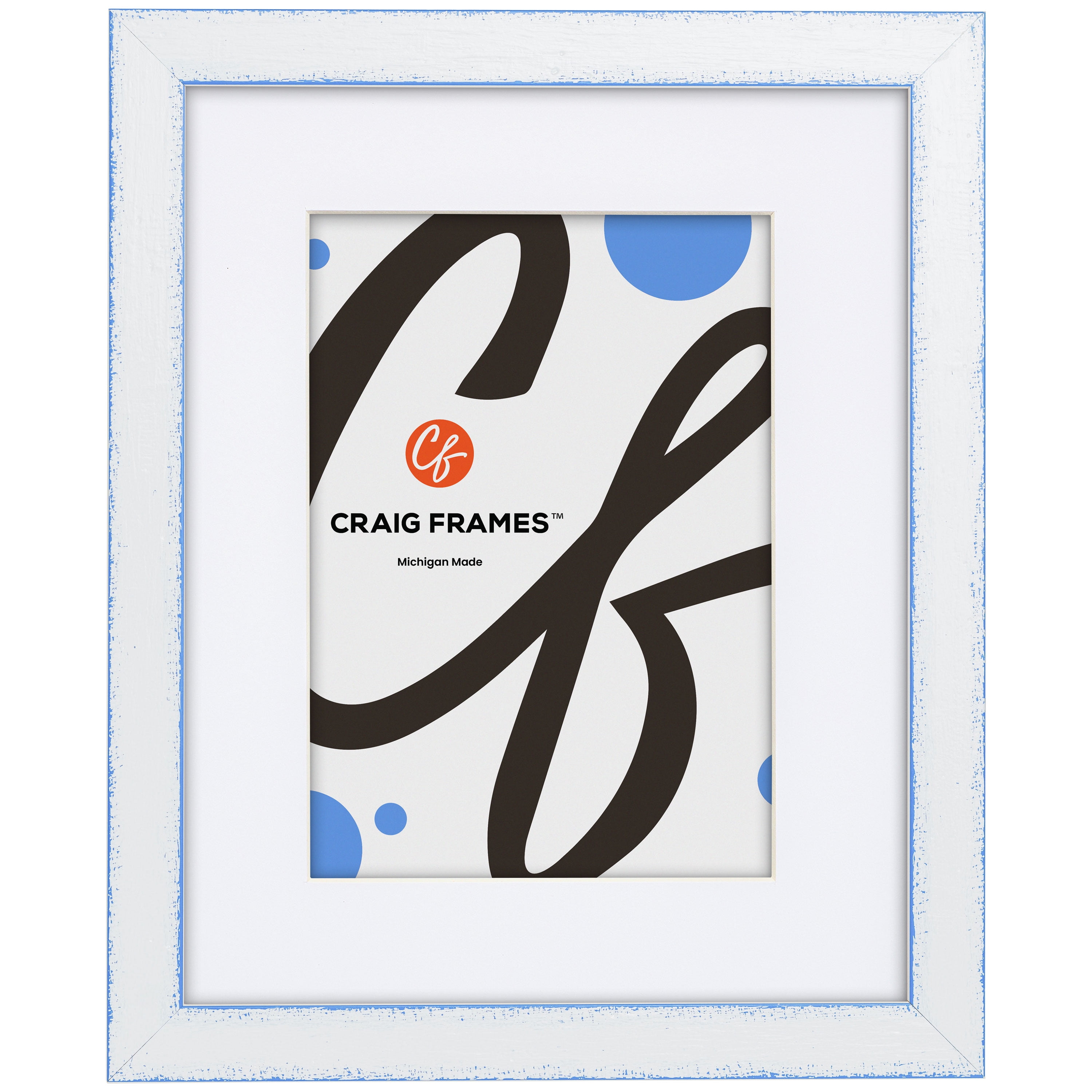 Craig Frames Slushie, 20x24 Picture Frame Matted for a 16x20 Photo ...