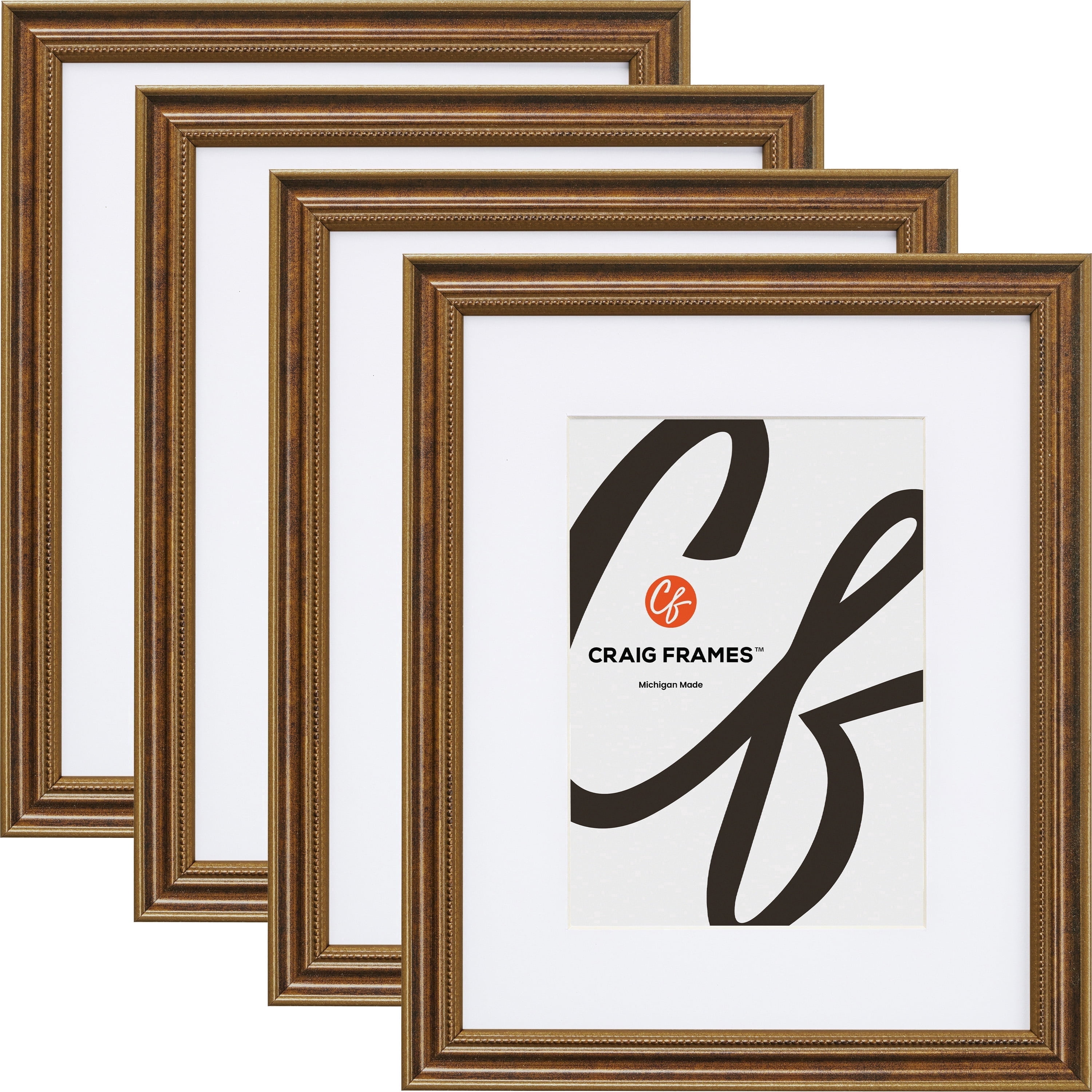 Craig Frames Stratton, 10x13 inch Picture Frame Matted for a 7x10 Photo ...