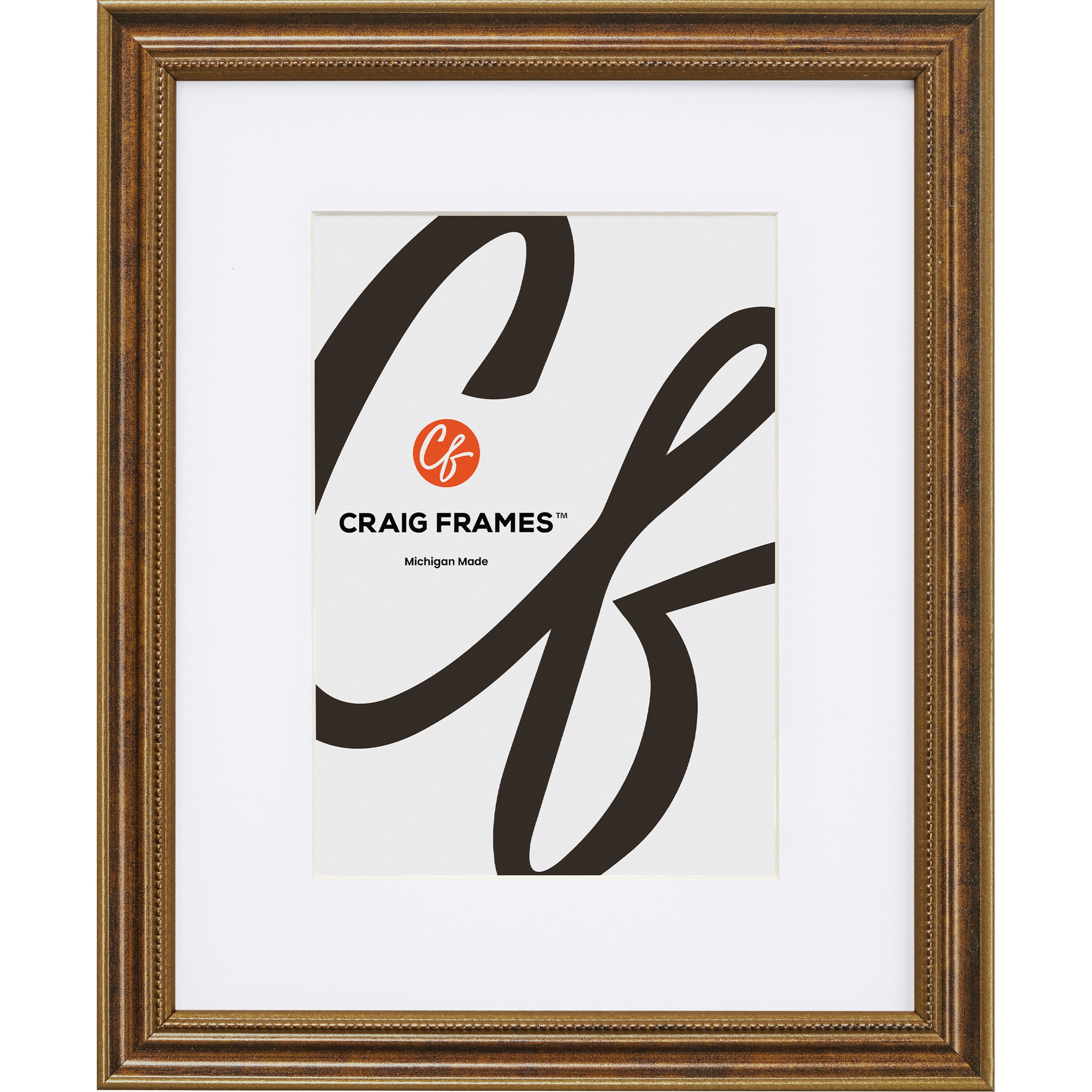 Craig Frames Stratton, 24x36 inch Picture Frame Matted for a 20x30 ...