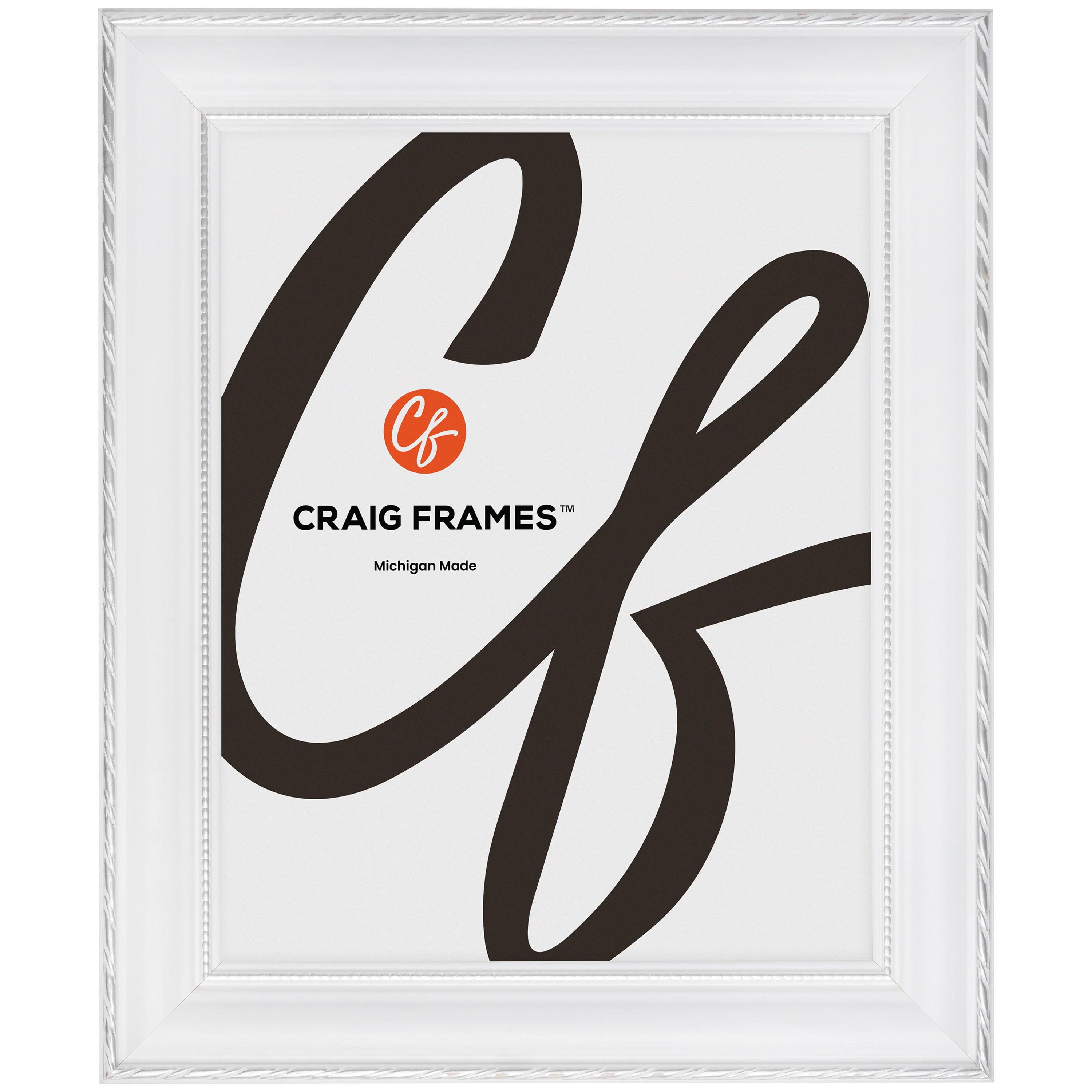 Craig Frames Victoria, 14x22 inch Picture Frame, Ornate White and ...