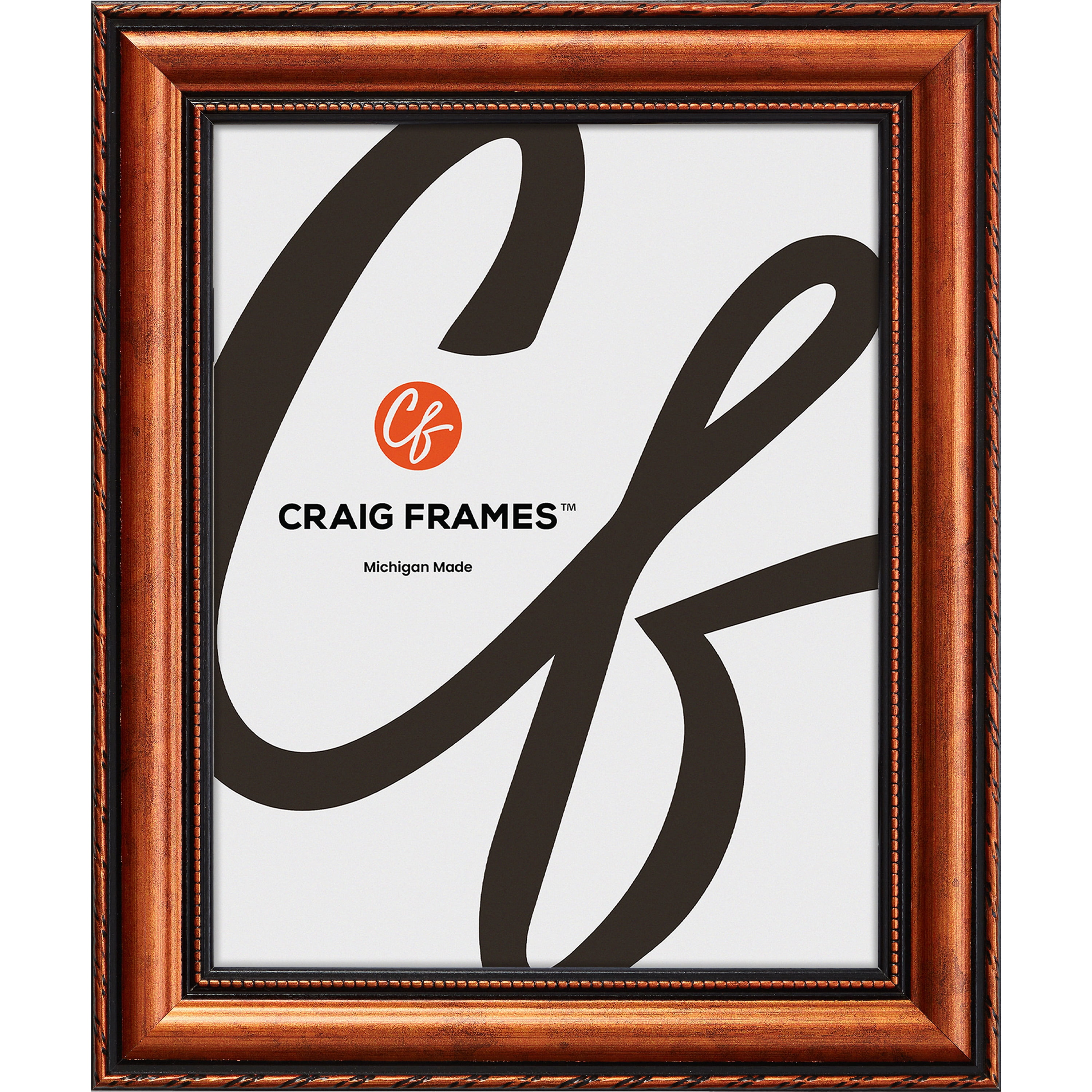 Craig Frames Victoria, 20x20 inch Picture Frame, Ornate Copper ...