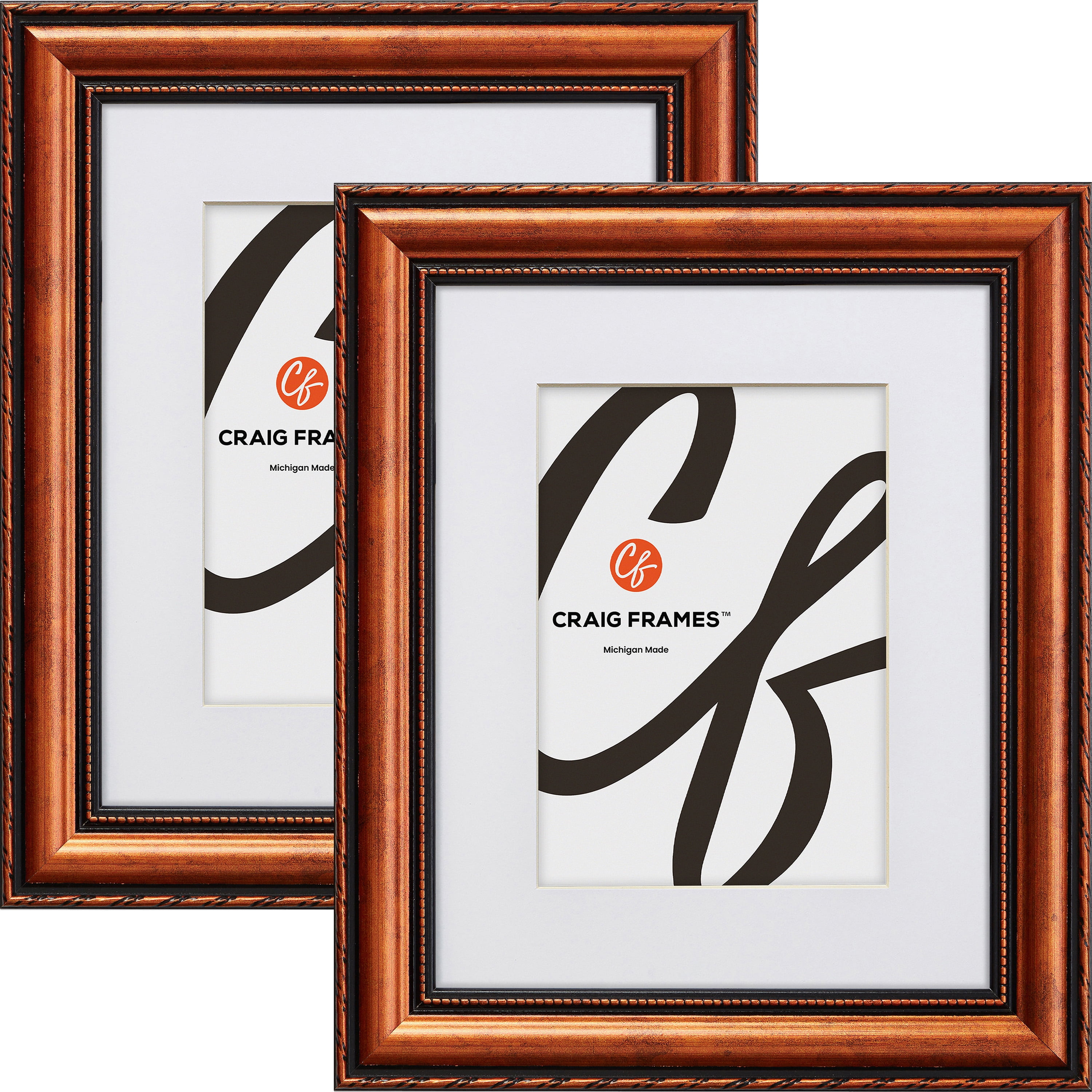 Craig Frames Victoria, 27x35 inch Picture Frame, Ornate Copper, Set of ...