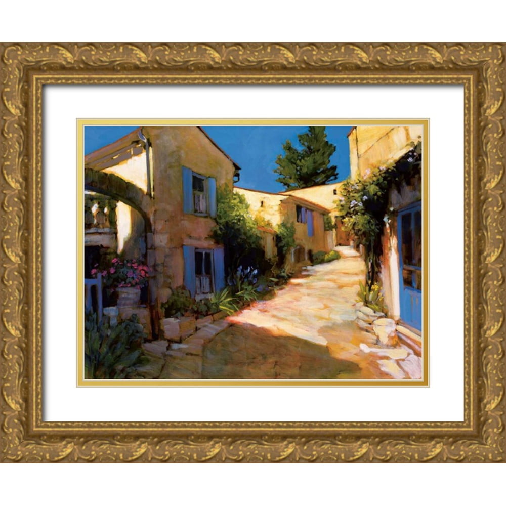 Craig, Philip 14x12 Gold Ornate Wood Framed with Double Matting Museum ...