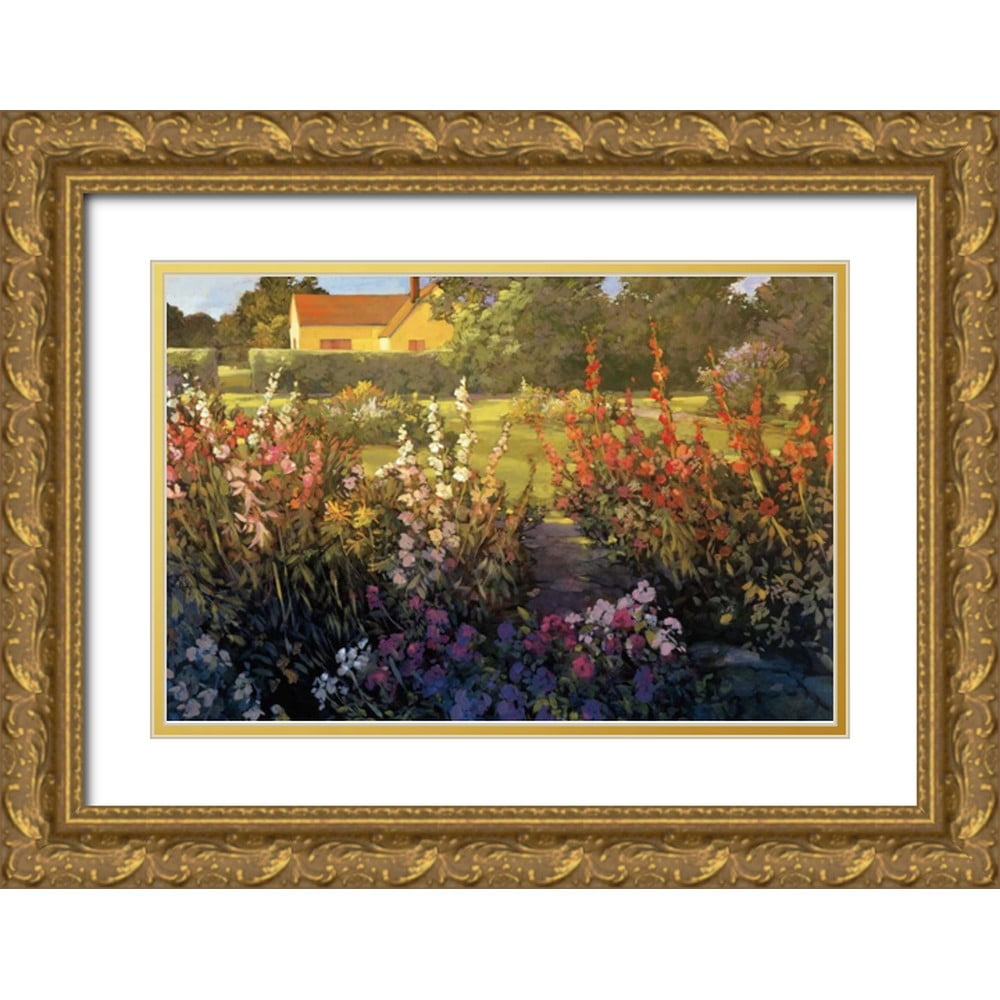 Craig, Philip 24x17 Gold Ornate Wood Framed with Double Matting Museum ...