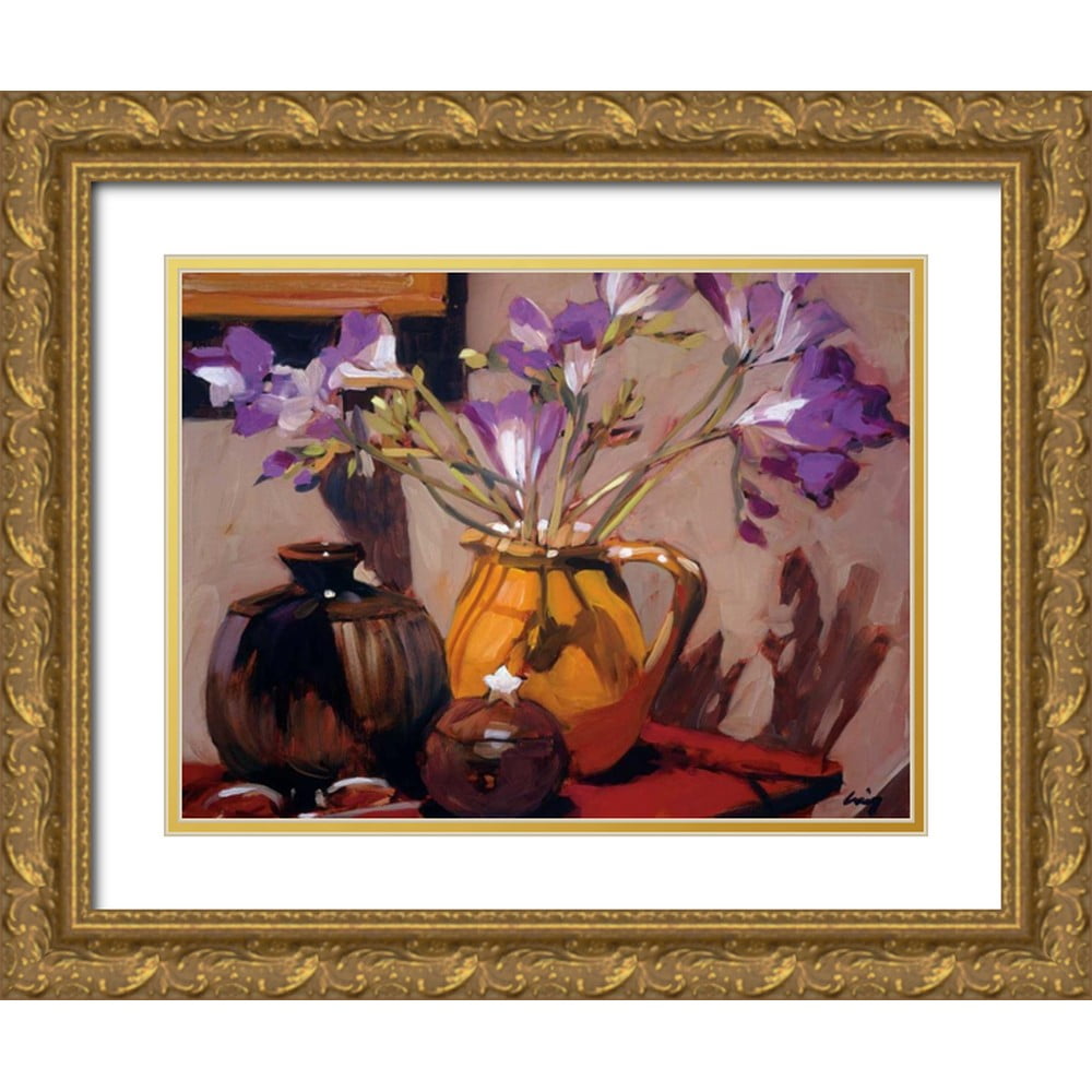 Craig, Philip 24x19 Gold Ornate Wood Framed with Double Matting Museum ...