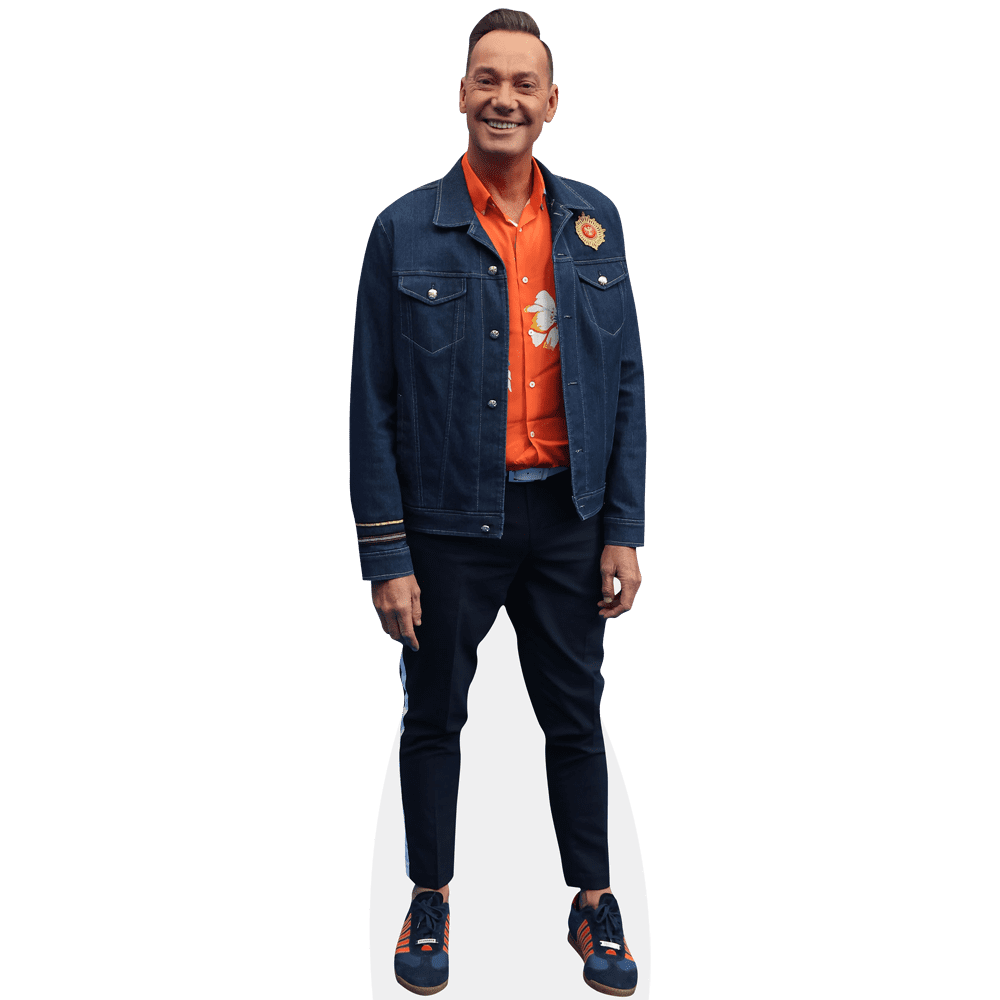 Craig Revel Horwood (Orange Shirt) Lifesize Cardboard Cutout Standee ...