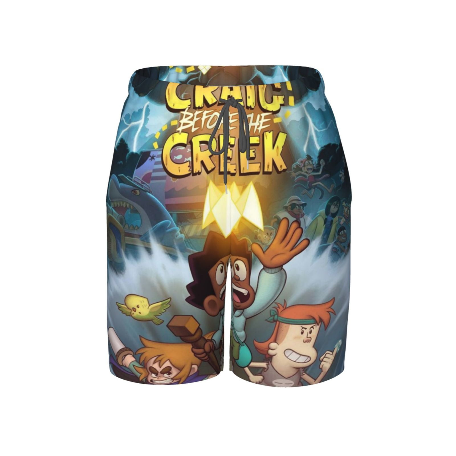 Craig of the Creek Animated Boy's Swim Trunks Quick Dry Teen Board ...