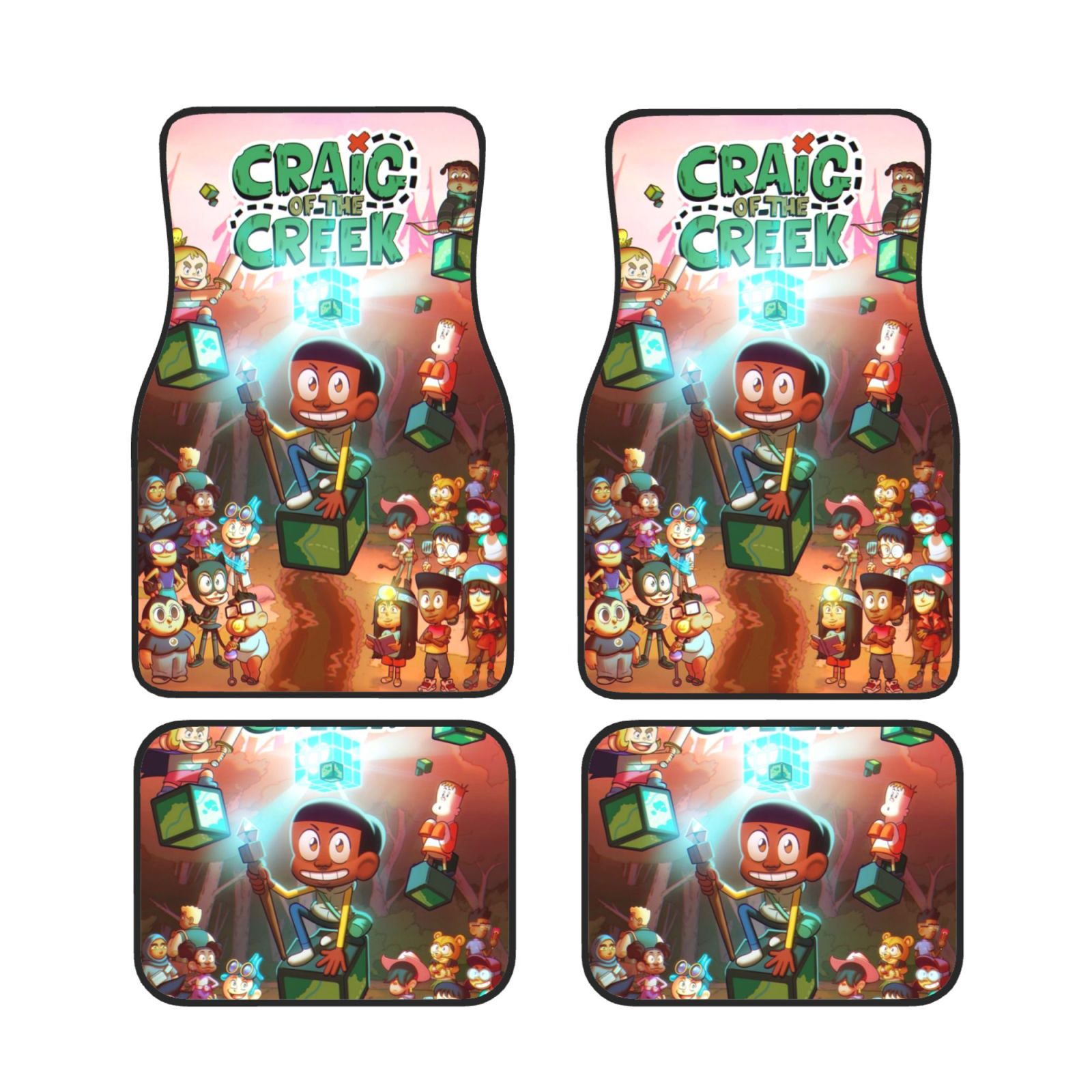 Craig of the Creek Poster Car Floor Mat Set 4-Piece Front/Rear Auto ...