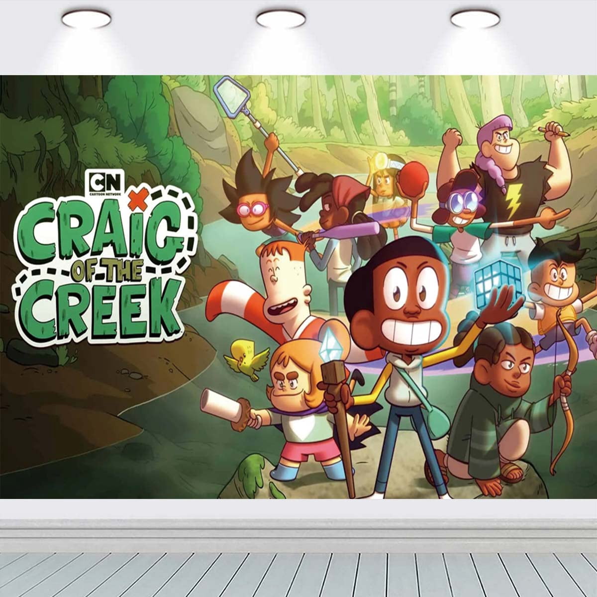 Craig of the Creek school Poster Wall Decor Birthday Banner Backdrop ...