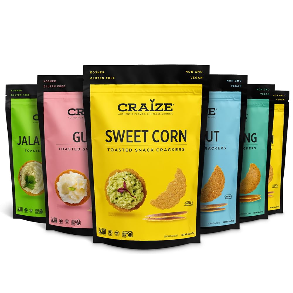 Craize Variety Pack | YYF14 Sweet Corn x2, Coconut, Guava, Everything ...