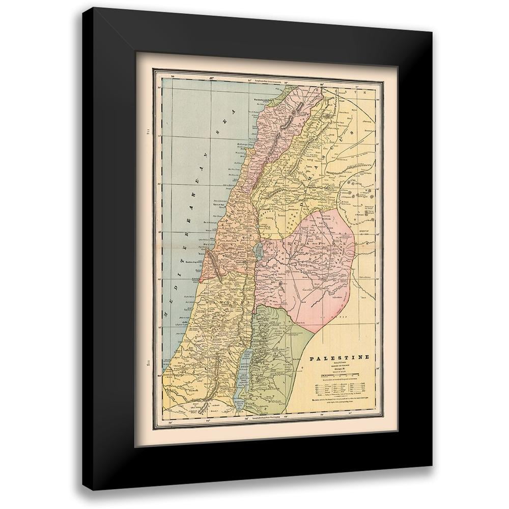 Cram 11x14 Black Modern Framed Museum Art Print Titled - Middle East ...