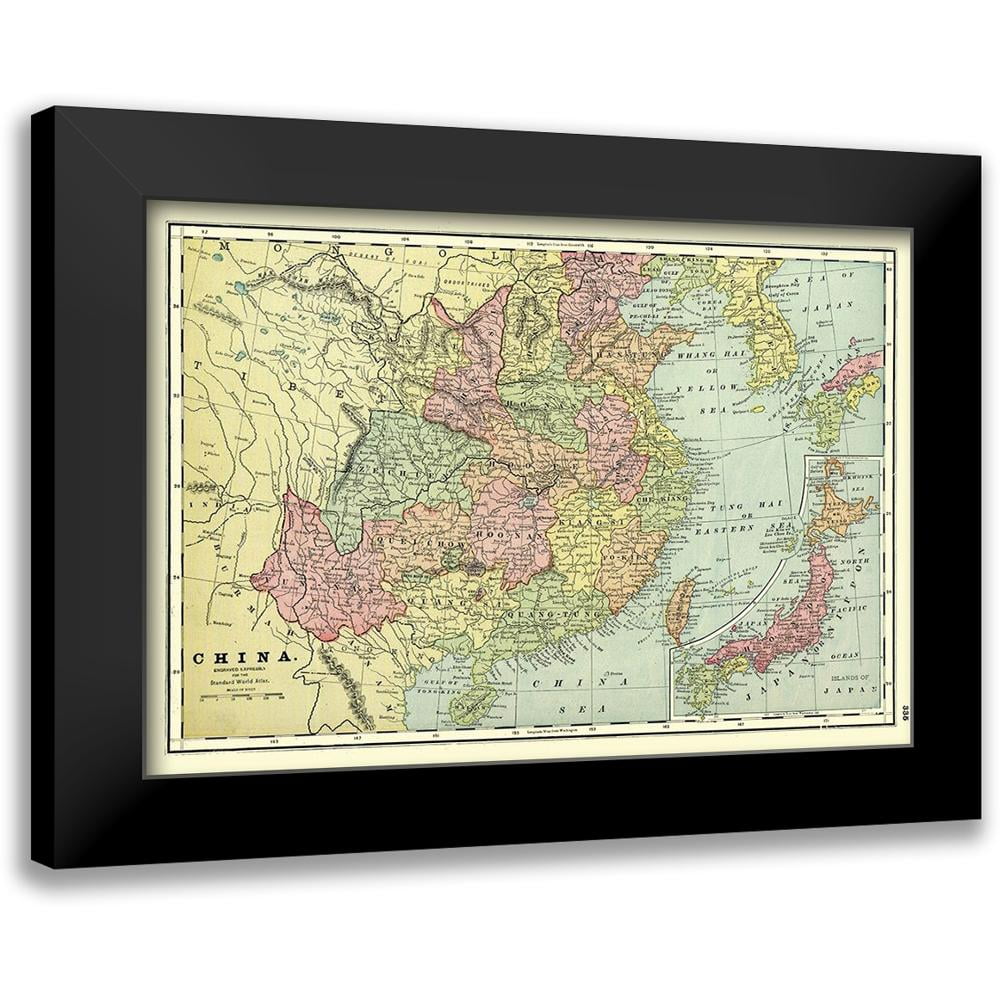 Cram 14x11 Black Modern Framed Museum Art Print Titled - Standard World ...