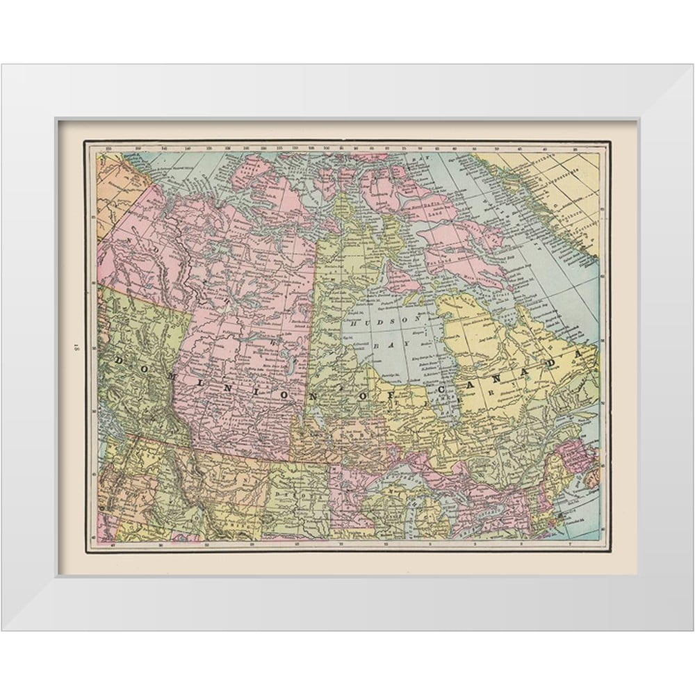 Cram 14x12 White Modern Wood Framed Museum Art Print Titled - Canada ...