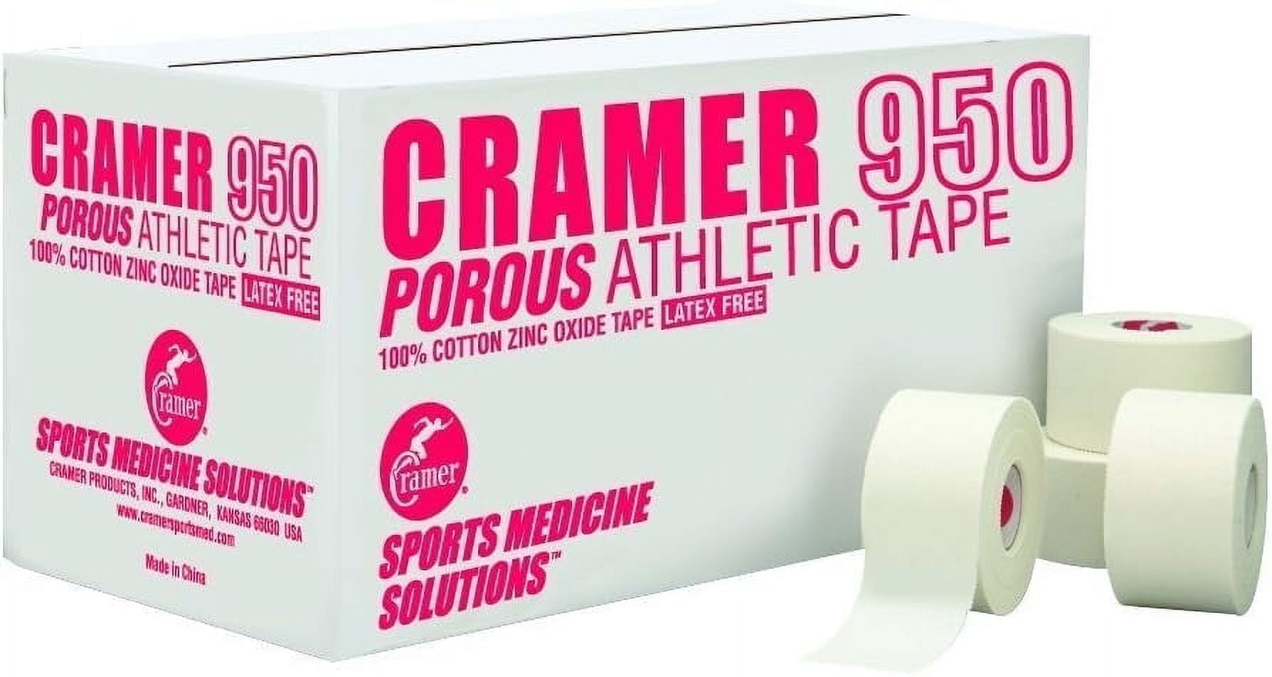 Cramer 950 Premium Athletic Tape, Bulk Case, 2.5"x15 Yards, 32 Rolls ...