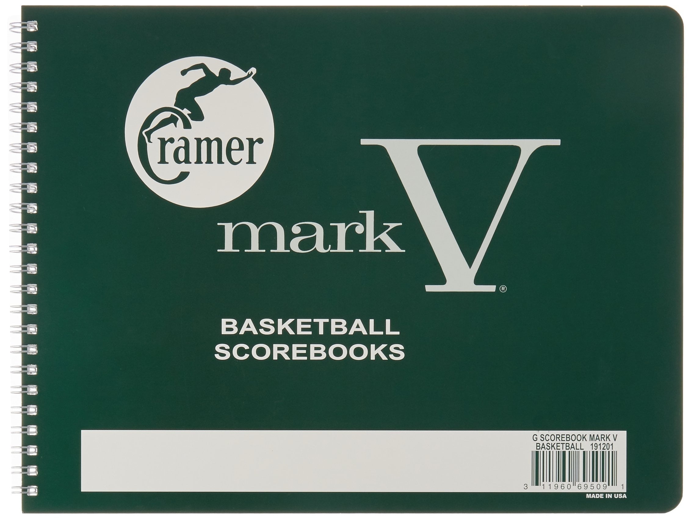 Cramer, Basketball Scorebook, Mark V, 30-Game, Wire-Bound - Walmart.com