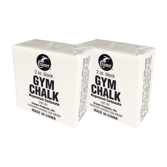 Cramer Gym Chalk Block, 4 oz, Magnesium Carbonate for Grip - Walmart.com