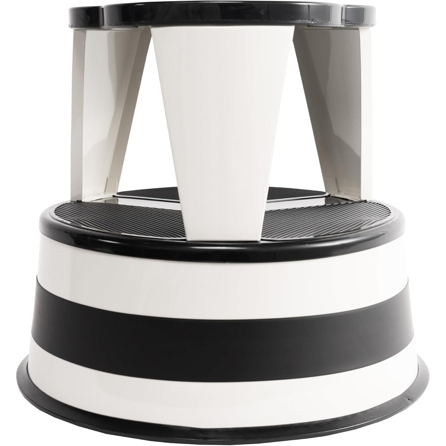 Cramer Kik Step Steel Step Stool - Two Step Stool, Holds 350 lbs (White ...