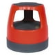 Cramer Scooter Stool, Round, 15", Step & Lock Wheels, to 300lb, Red ...