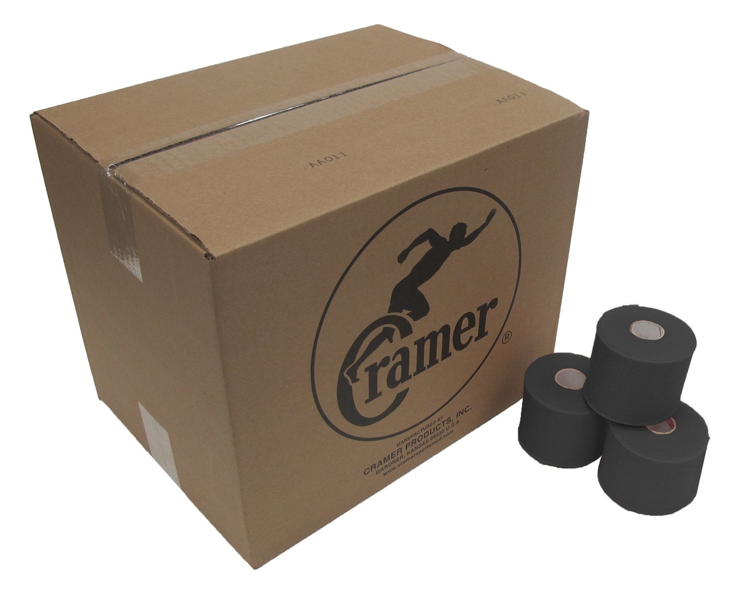 Cramer Tape Underwrap, Bulk Case, 48 Rolls, Black, 2.75"x30 Yards HSA ...