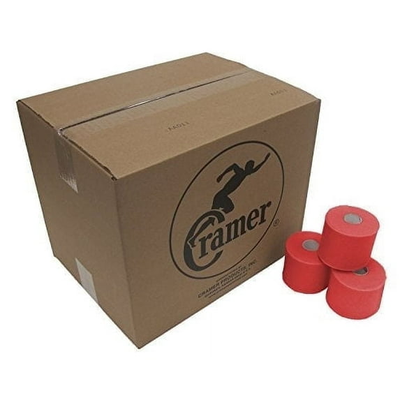 Cramer Tape Underwrap, PreWrap, Red, 48 Rolls, 2.75"x30 Yards HSA/FSA ...