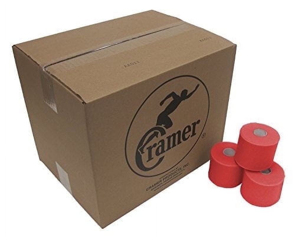 Cramer Tape Underwrap, PreWrap, Red, 48 Rolls, 2.75"x30 Yards - Walmart.com