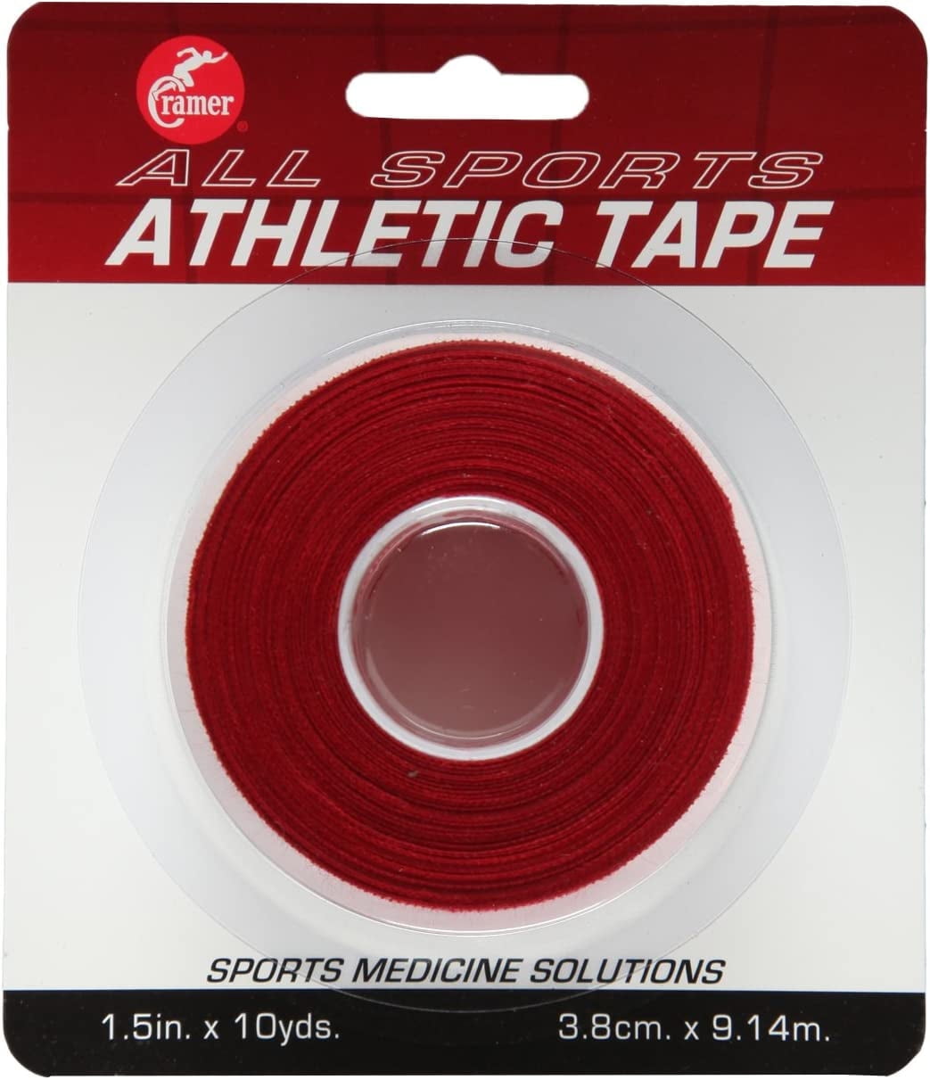 Cramer Team Color Athletic Tape, Red, Easy Tear, Ankle/Wrist Taping ...