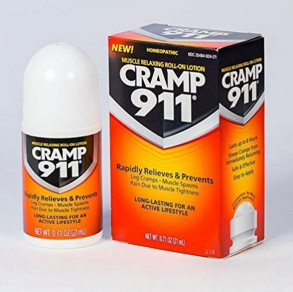 Cramp 911 Muscle Relaxing Roll-on Lotion, 0.71 oz - Walmart.com