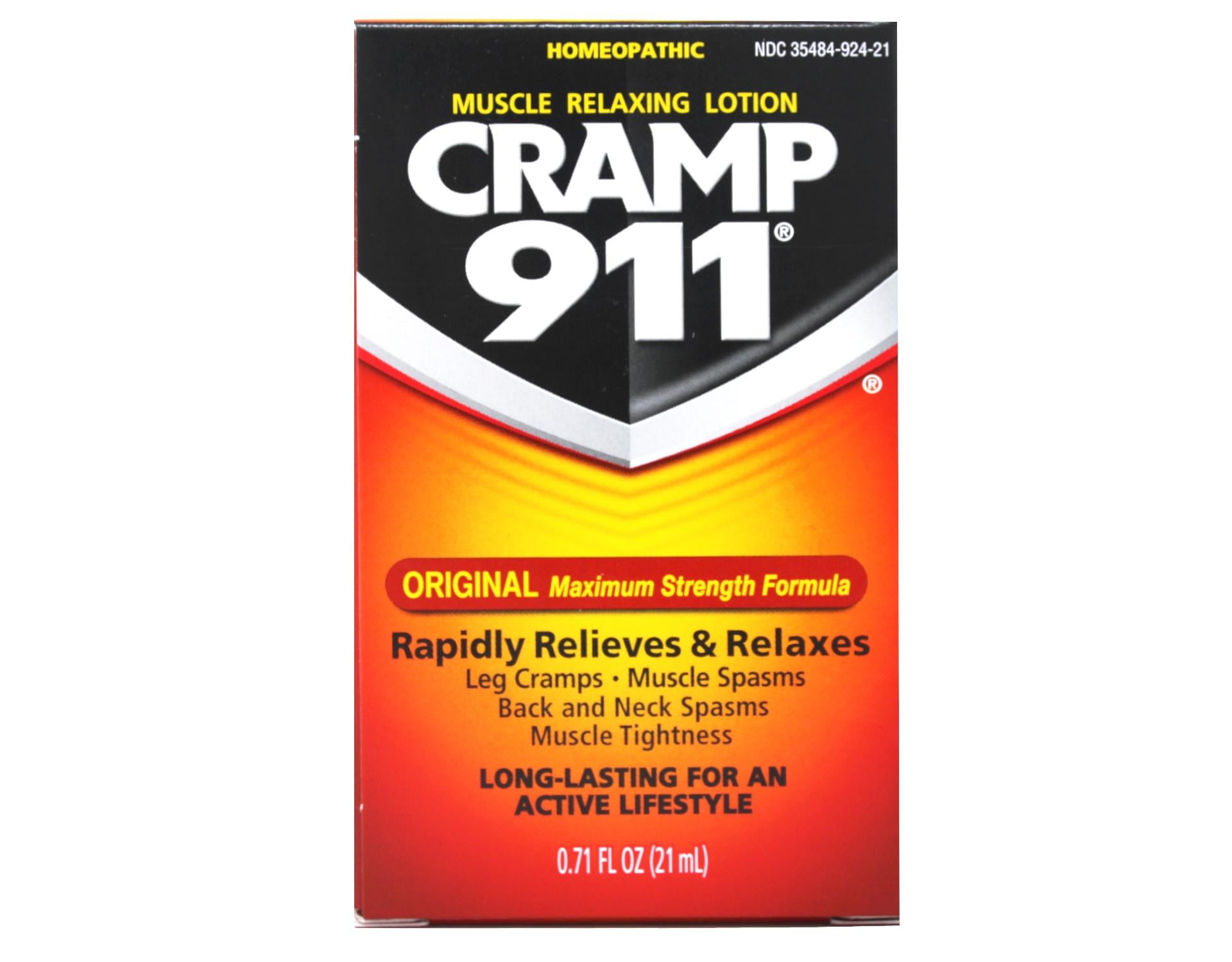 Cramp 911 Muscle Relaxing Roll-on Lotion, Relief for Leg Pain, 0.71 oz ...