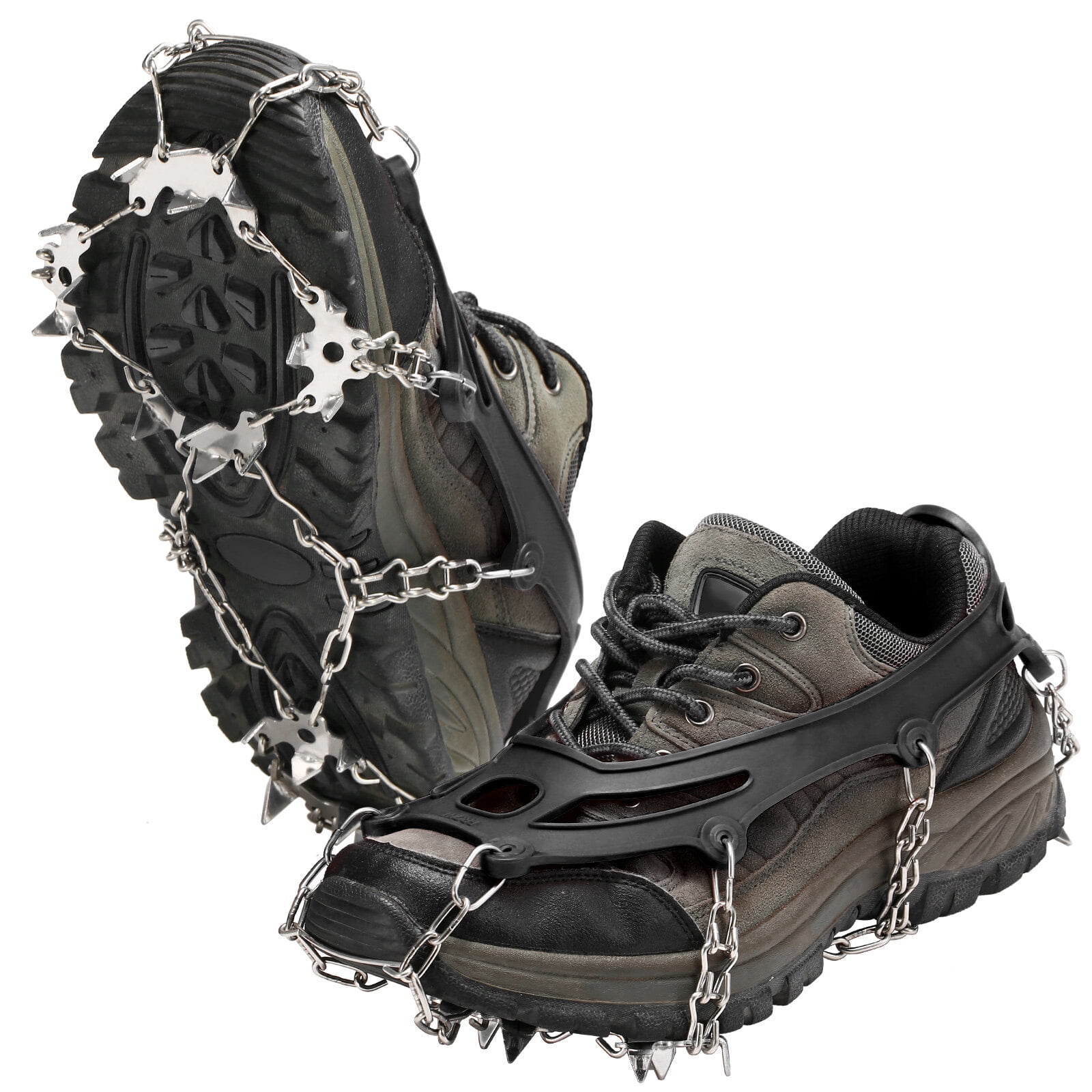 Crampon,Ice Boot Crampons Ice Boot Snow Spikes 21 Spikes Slip Ice ...