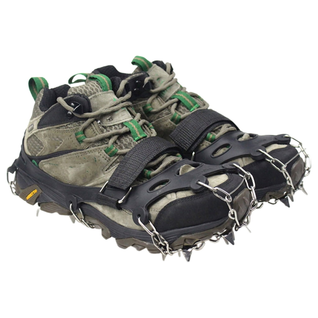 Crampons Ice Cleats Traction Snow Grips for Boot and Shoes, Shoe Spikes ...