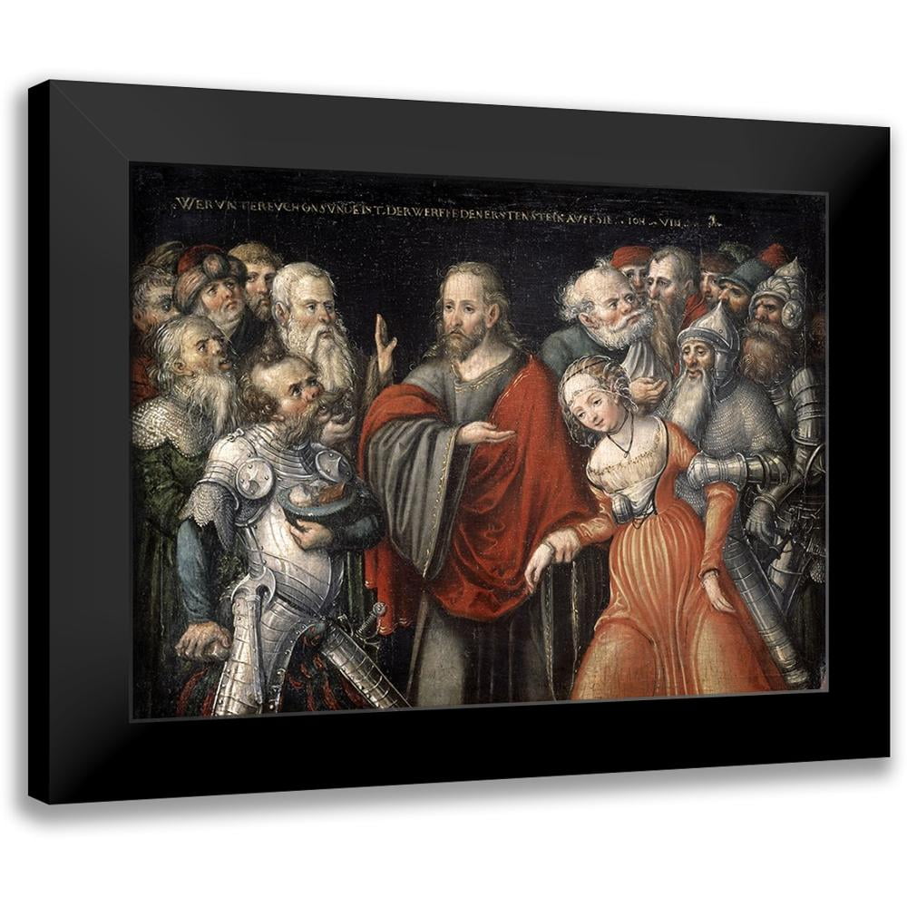 Cranach, Lucas 18x14 Black Modern Framed Museum Art Print Titled ...