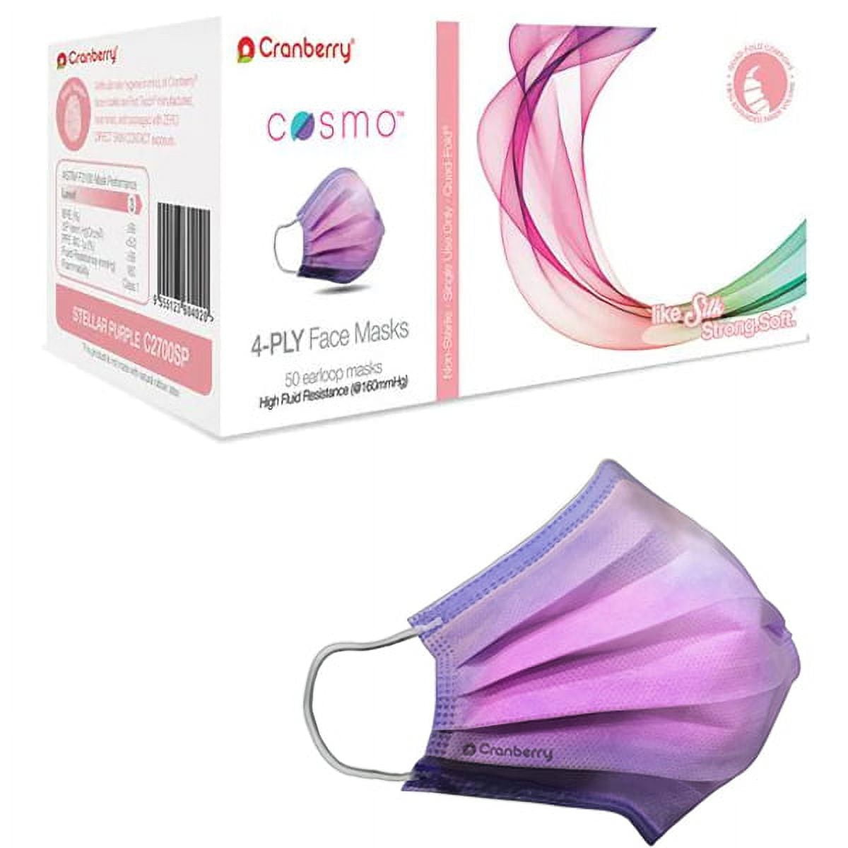Cranberry C2700SP COSMO Earloop Face Mask Stellar Purple ASTM Level 3 ...