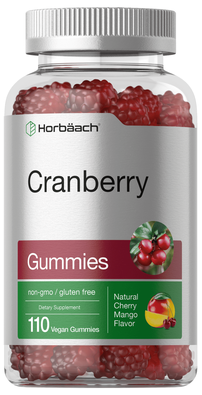 Horbaach Vegan Cranberry Extract 500mg, 110 Fruit Supplement Vitamin ...