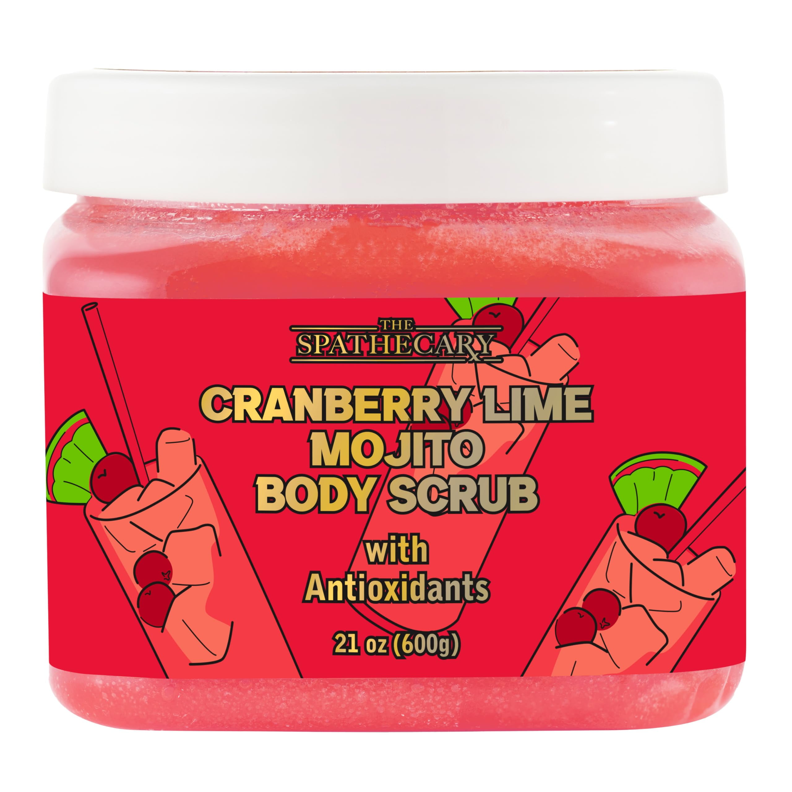 Cranberry Lime Mojito Body IRF13 Scrub, 21 oz, Skin Smoothing ...