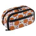 Cranberry Pi Pattern PVC Pencil Case Water-Repellent Clear Window ...