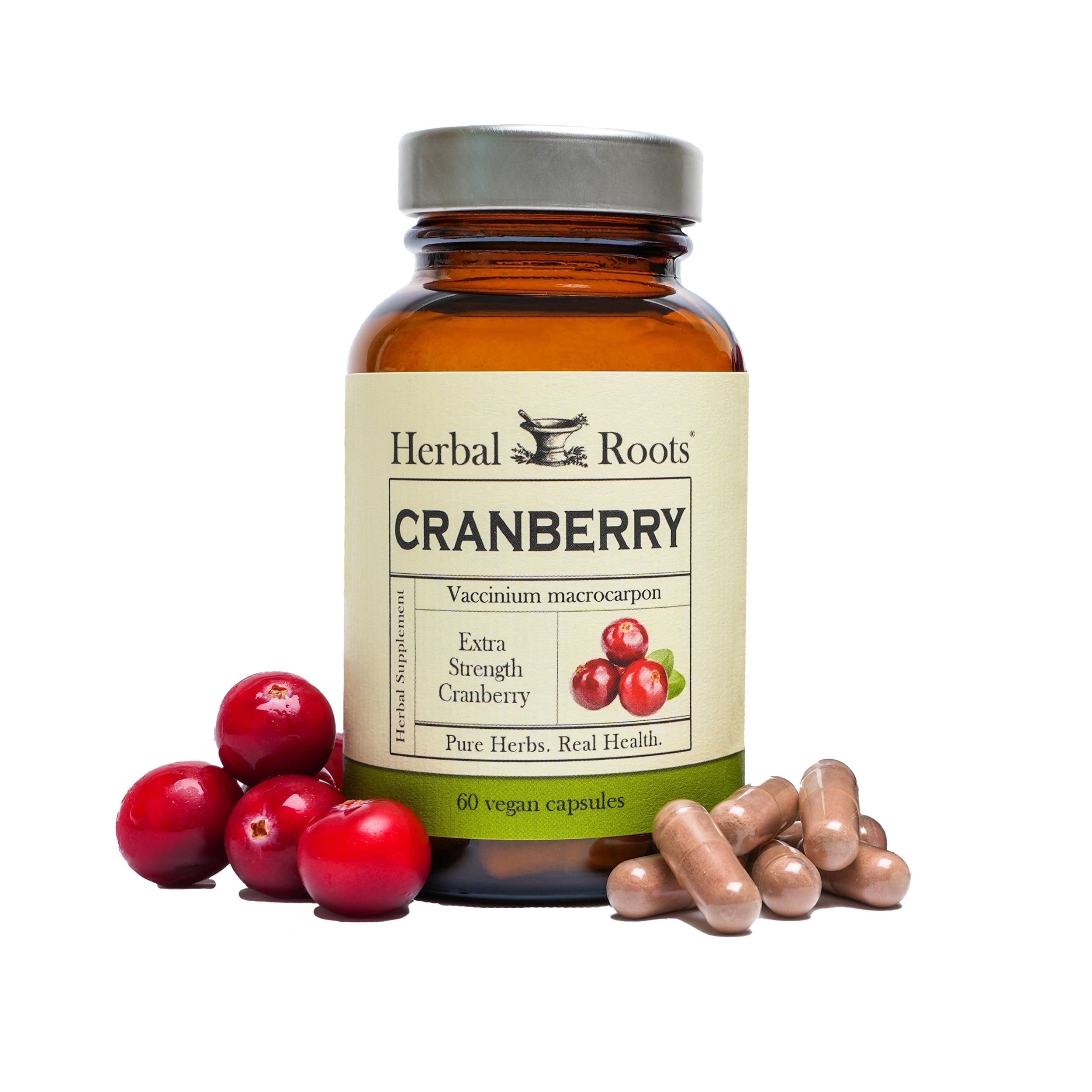 Cranberry Pills with Organic Nettle by Herbal Roots | Urinary Tract ...
