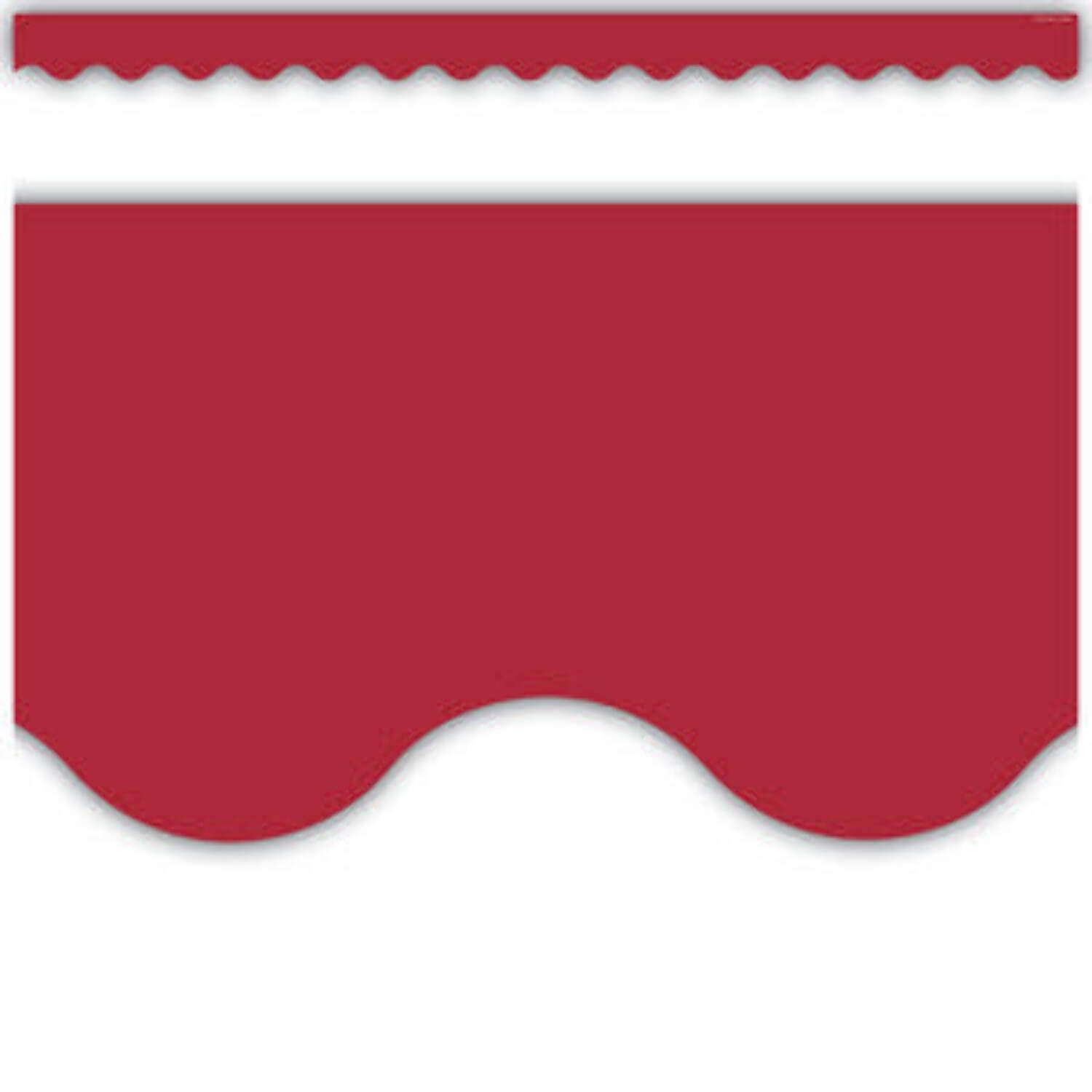 Cranberry Red Scalloped Border Trim [TCR9242] - Walmart.com