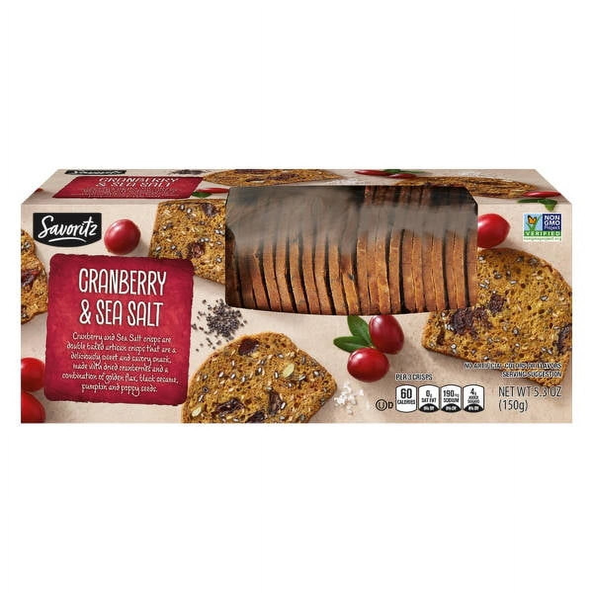 Cranberry & Sea Salt Artisan Crisp, 5.3 oz - Walmart.com