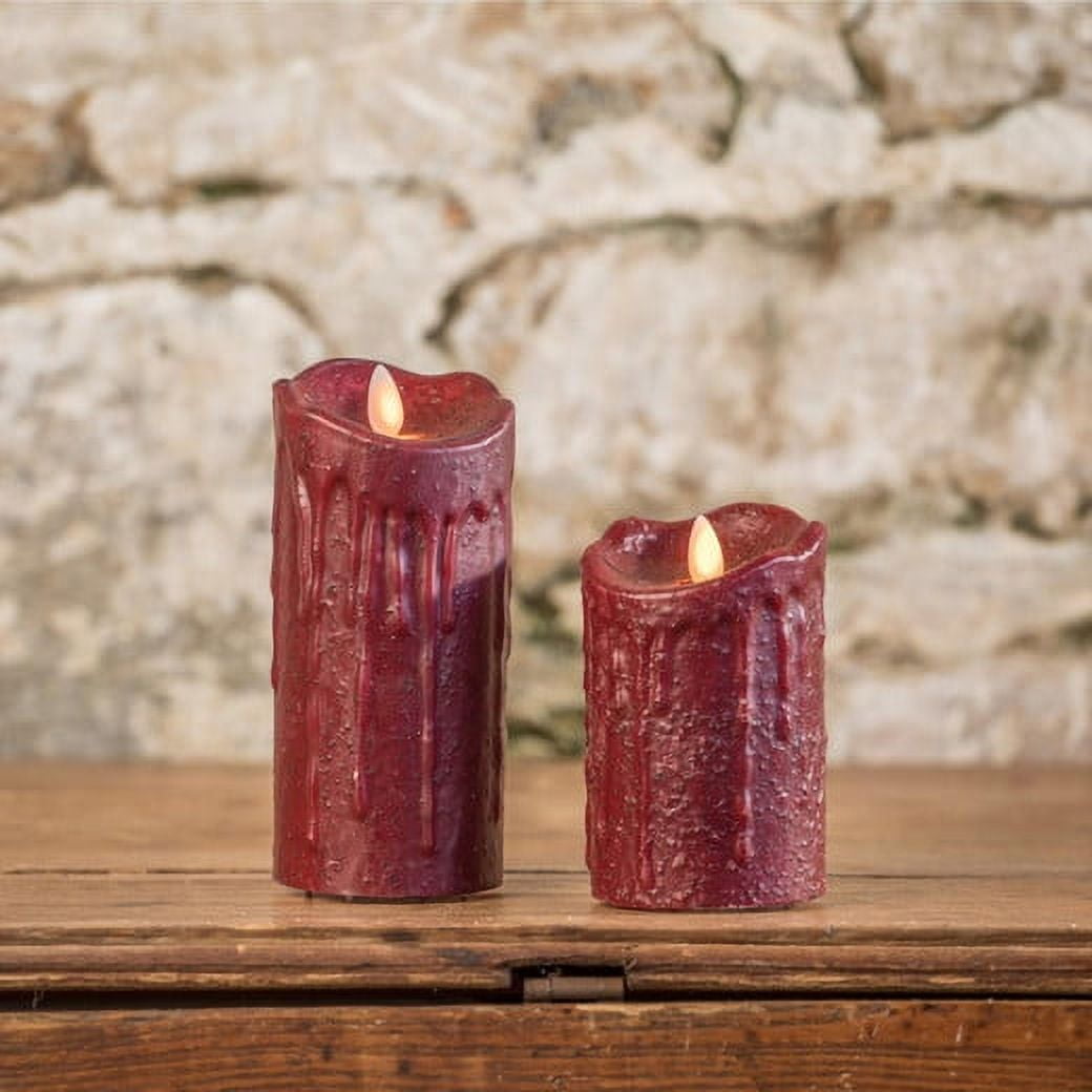 Cranberry Timer Candle - 3x5 Pillar - Walmart.com