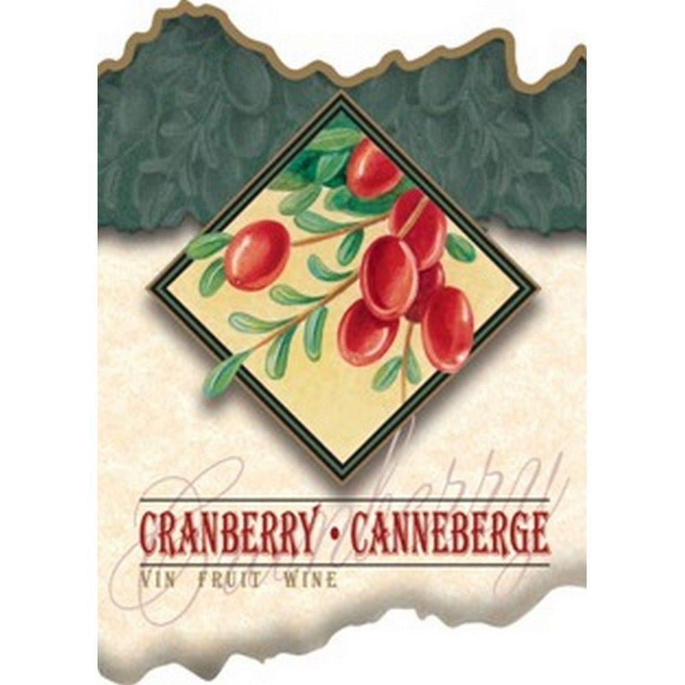 Cranberry Wine Label 30 per Pack ( 4 in x 6 in | 10 cm x 15 cm ...