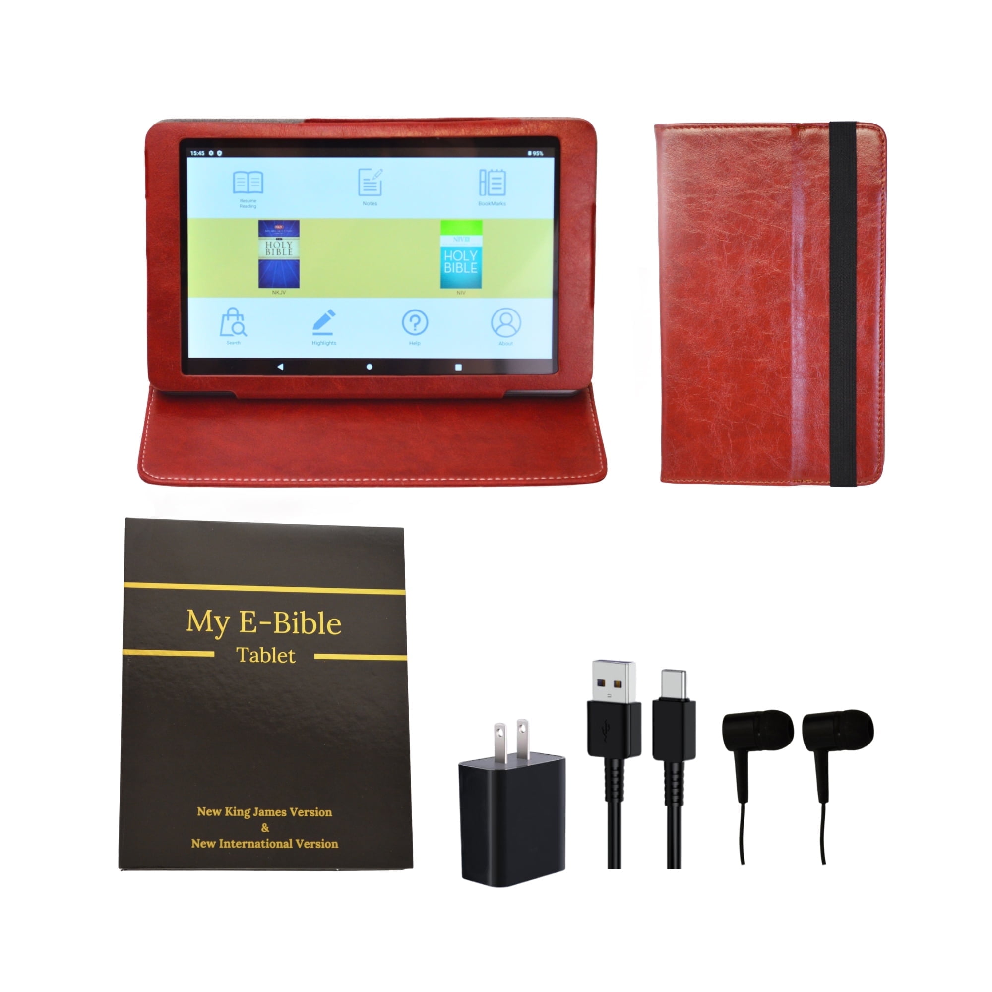 Cranberry My e-Bible – 8" Audio Bible Tablet with Emmy Winning Speaker ...