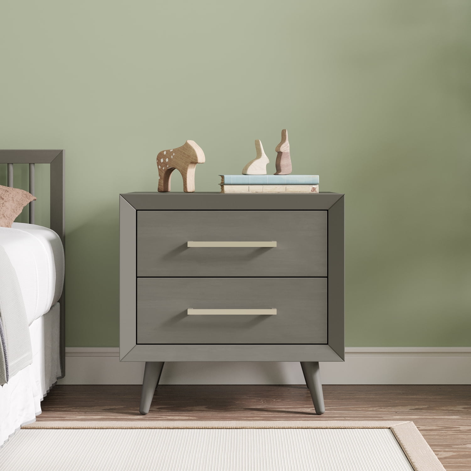 Cranbrook Nightstand, Lunar Gray - Walmart.com