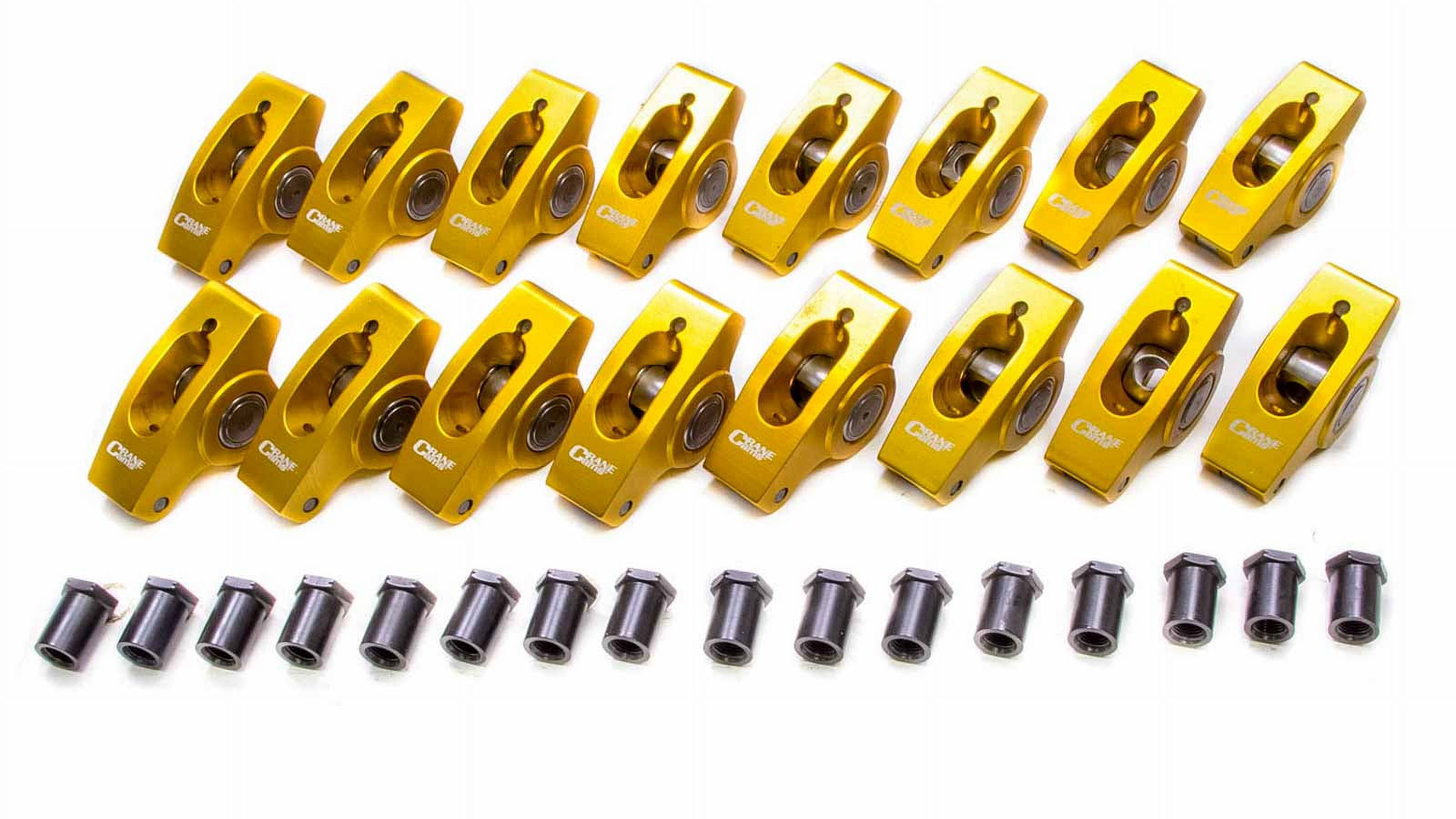 Crane Cams SBC Gold Race 1.6 Roller Rocker Arms- 7/16 Stud 11755-16 ...
